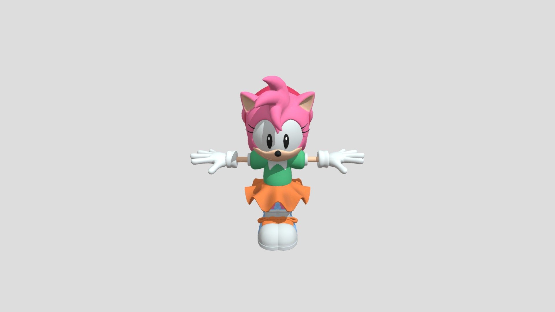 Sonic Superstars - Amy (Rigged) - Download Free 3D model by Sonic ...