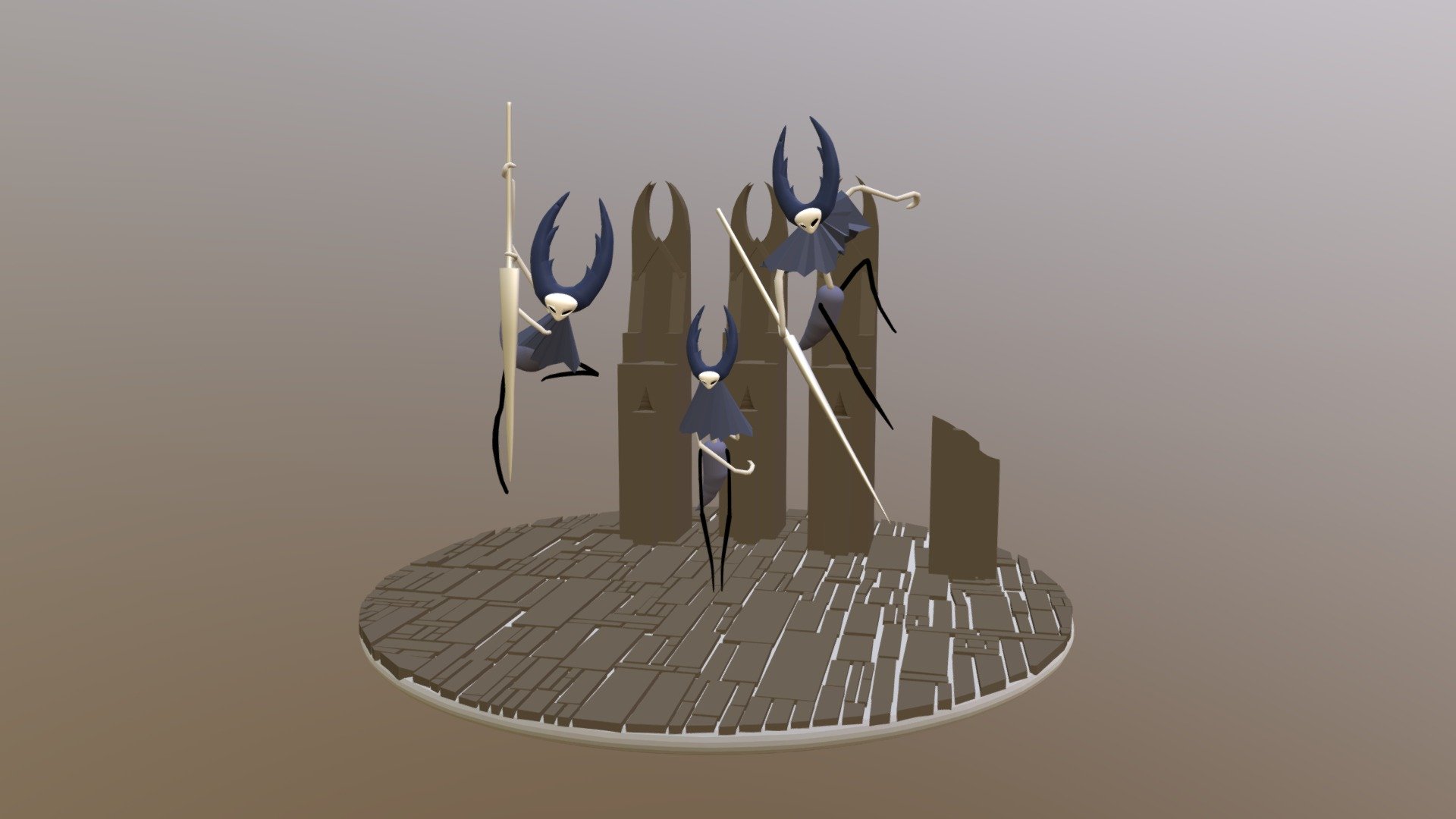 Hollow Knight #54 - Mantis Lords - Download Free 3D model by Brandon ...