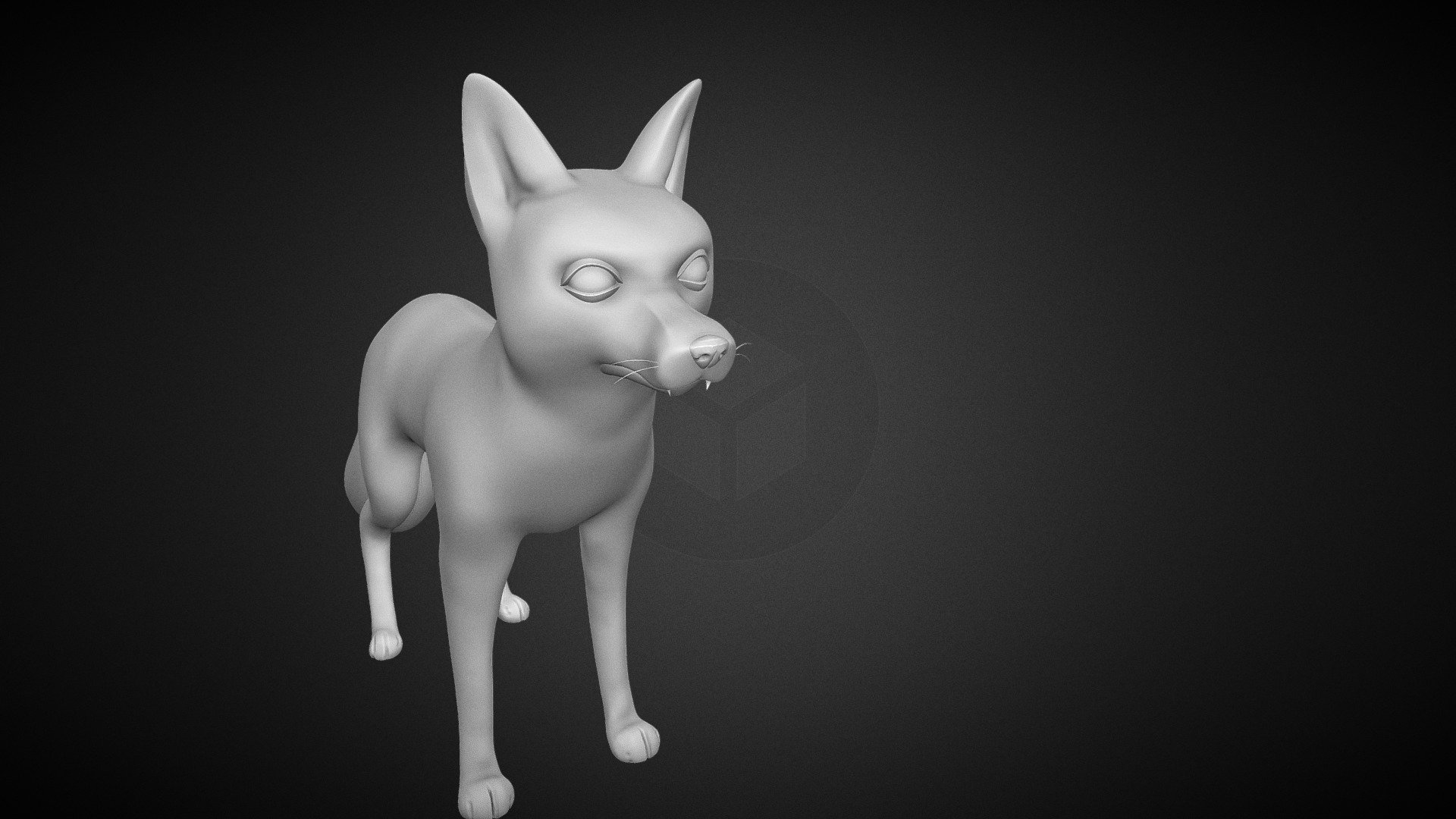 Fox 3d print - 3D model by Mikle (@cgamit786) [e62ec40] - Sketchfab