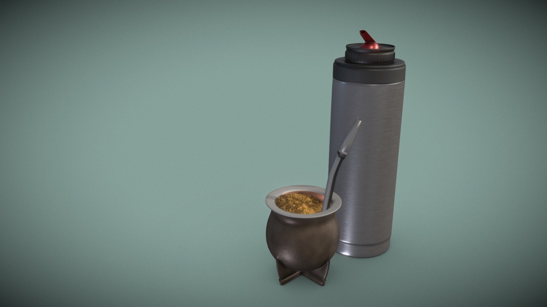 Termo y mate - Download Free 3D model by leo tourn (@leotourn) [e62ec84 ...