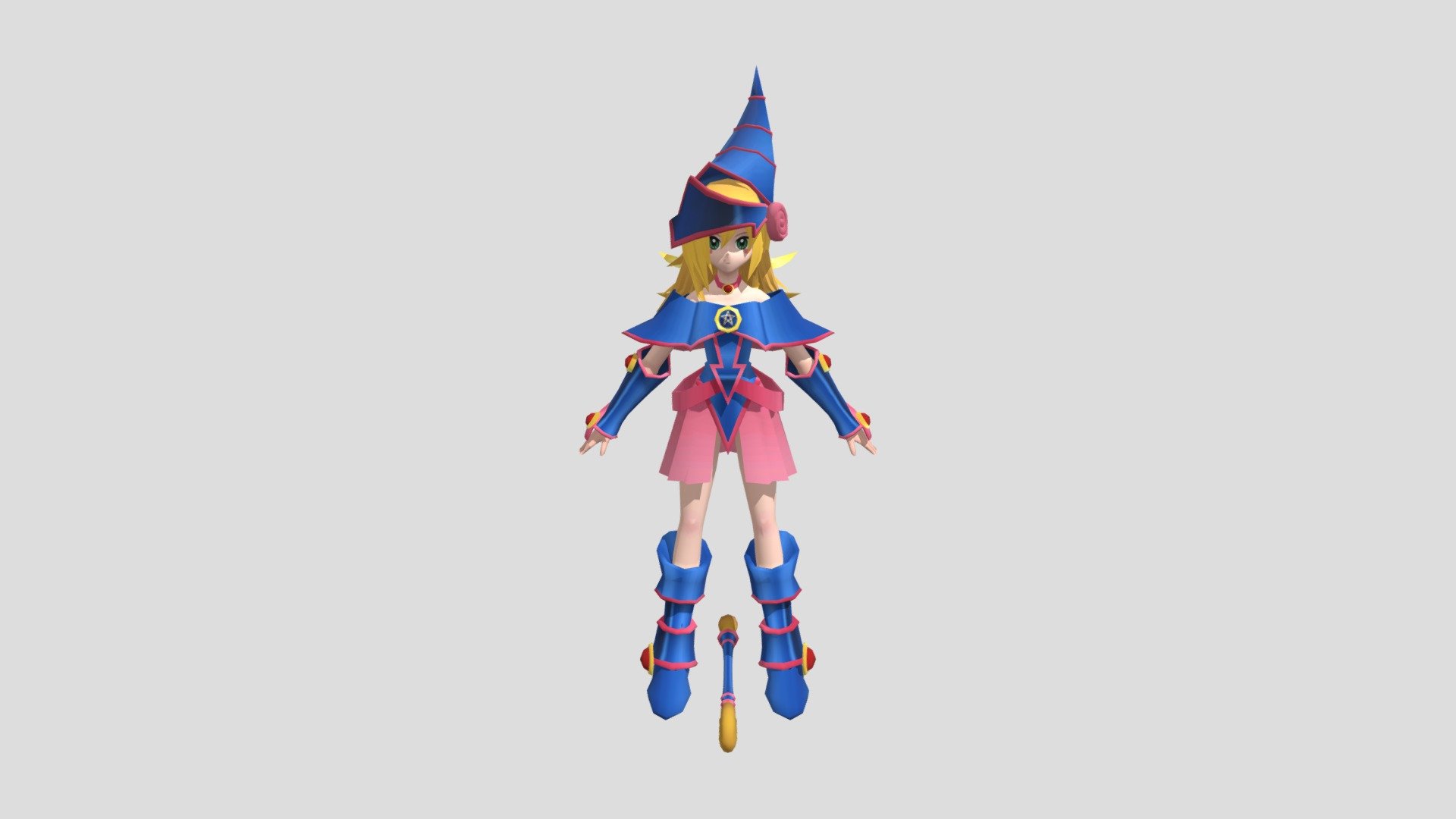 Dark Magician Girl - Download Free 3D model by Tigerar1 ...