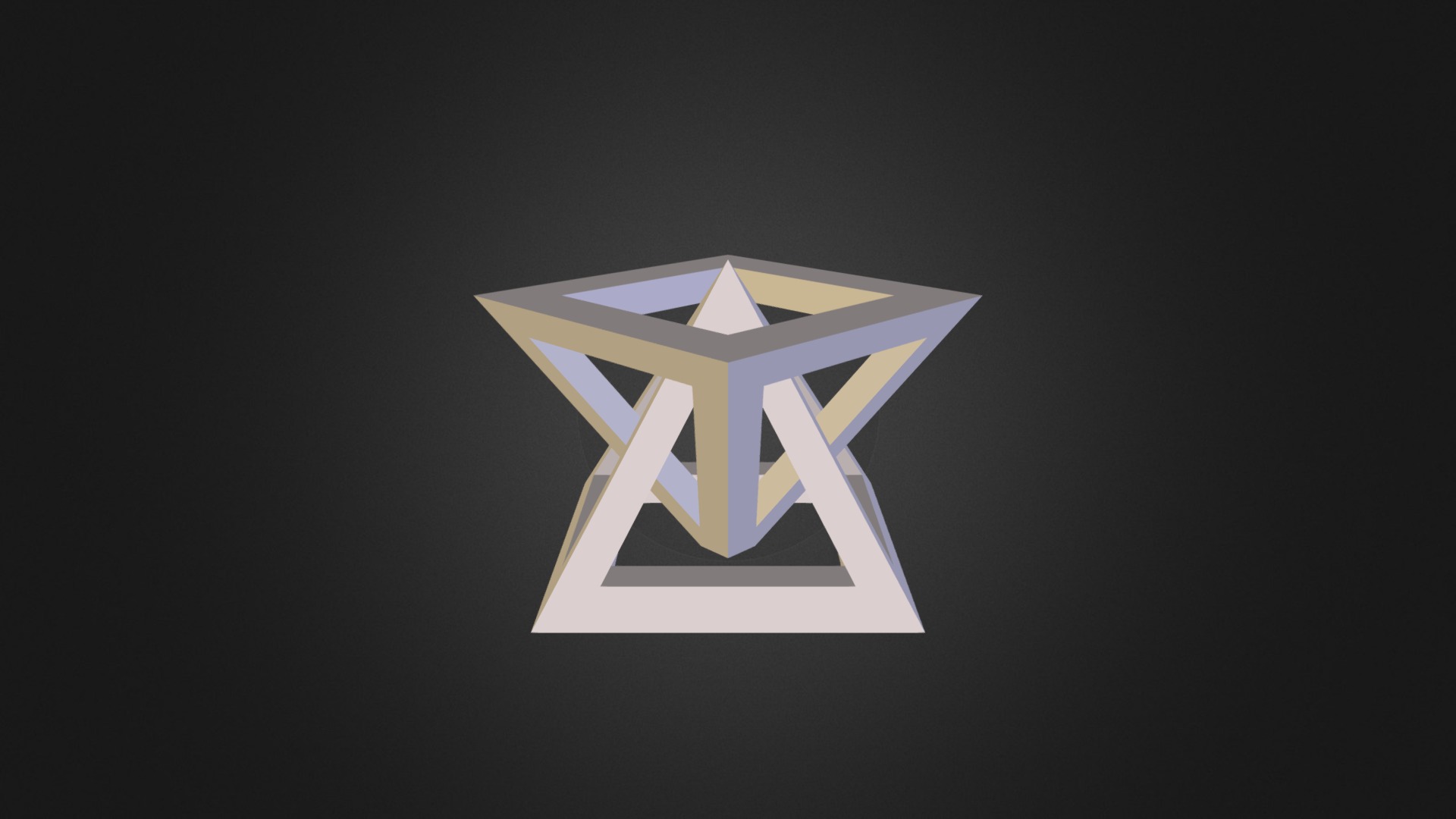 Double Pyramid - 3D model by 3dindustries [e631dbd] - Sketchfab