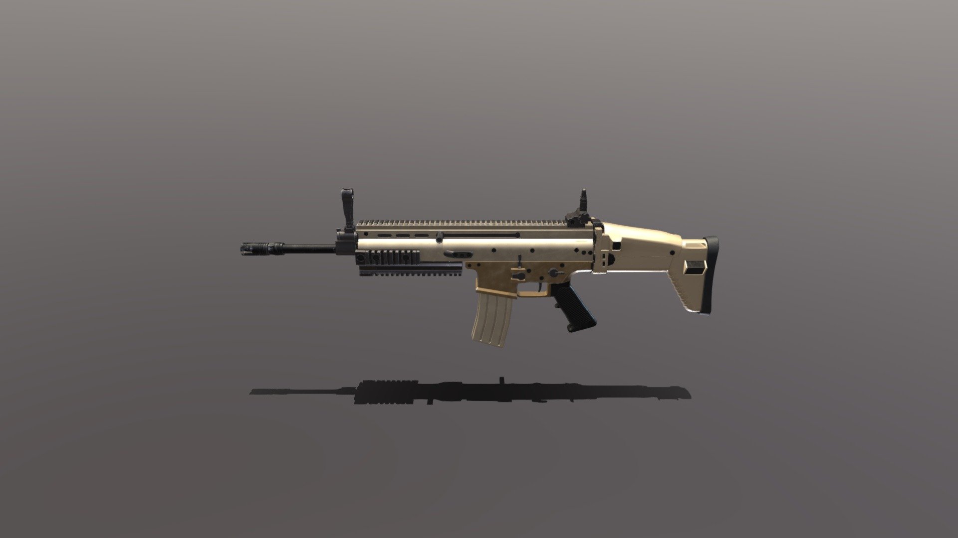 Fn Scar - 3D model by Kartick972003 [e631e0c] - Sketchfab