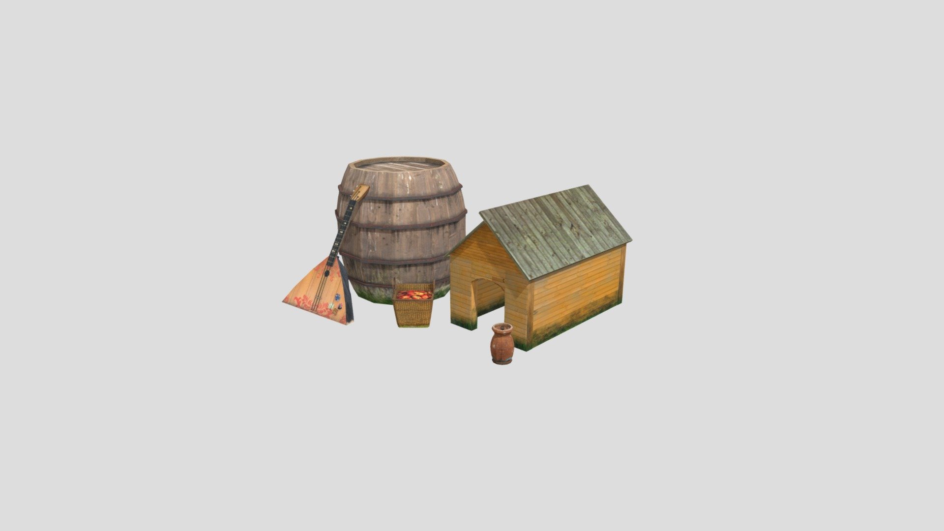 DAE 5 Finished props - Grandma's House - 3D model by MikhailRLukach ...