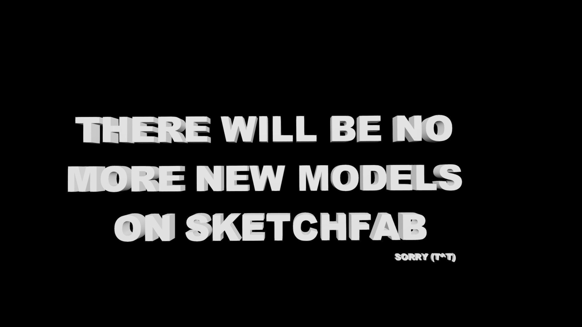 NO MORE NEW MODELS - 3D model by Gray World Corporation ...