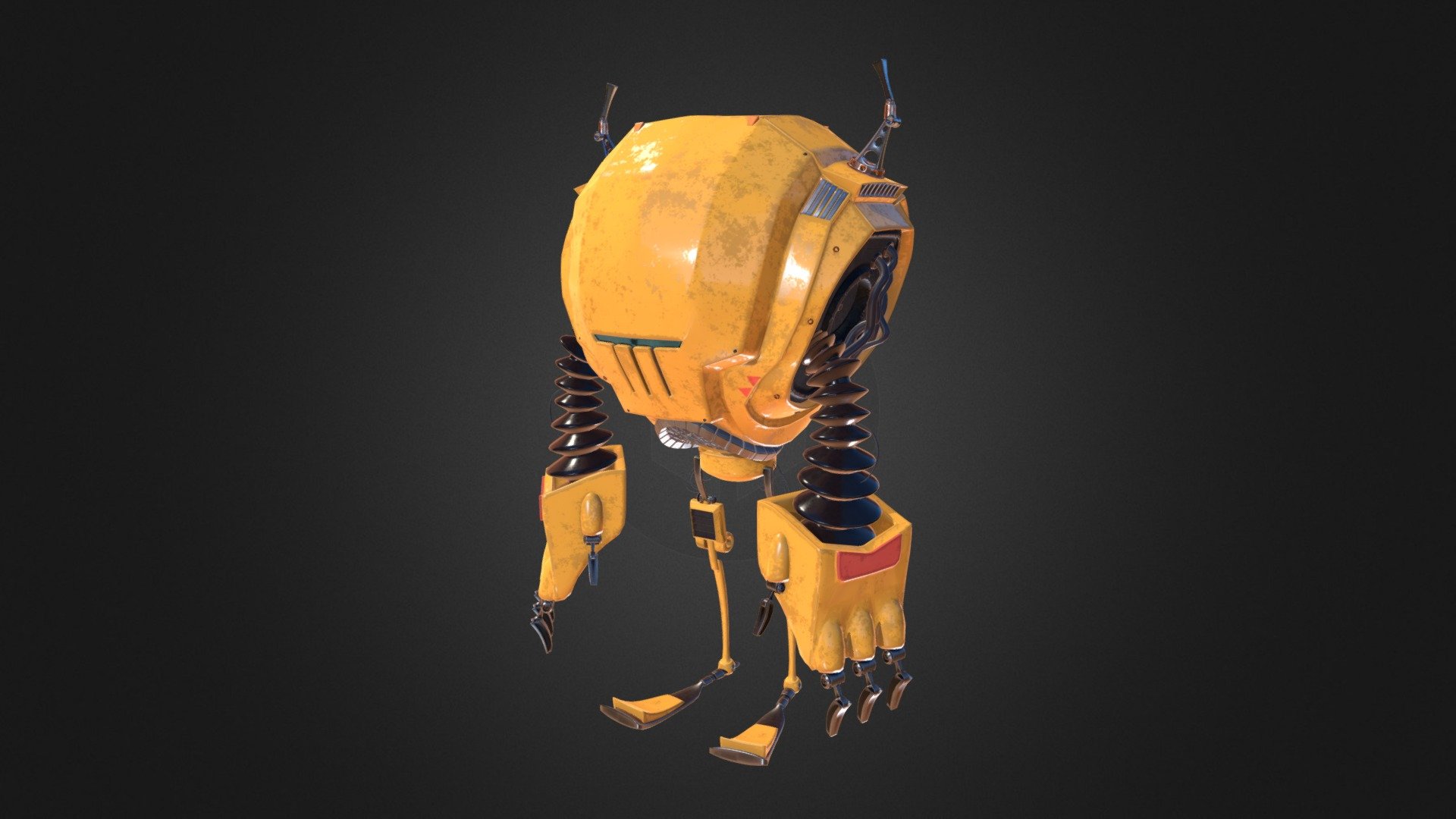 CreatureBox's Robot - 3D model by Guigs [e6373f9] - Sketchfab