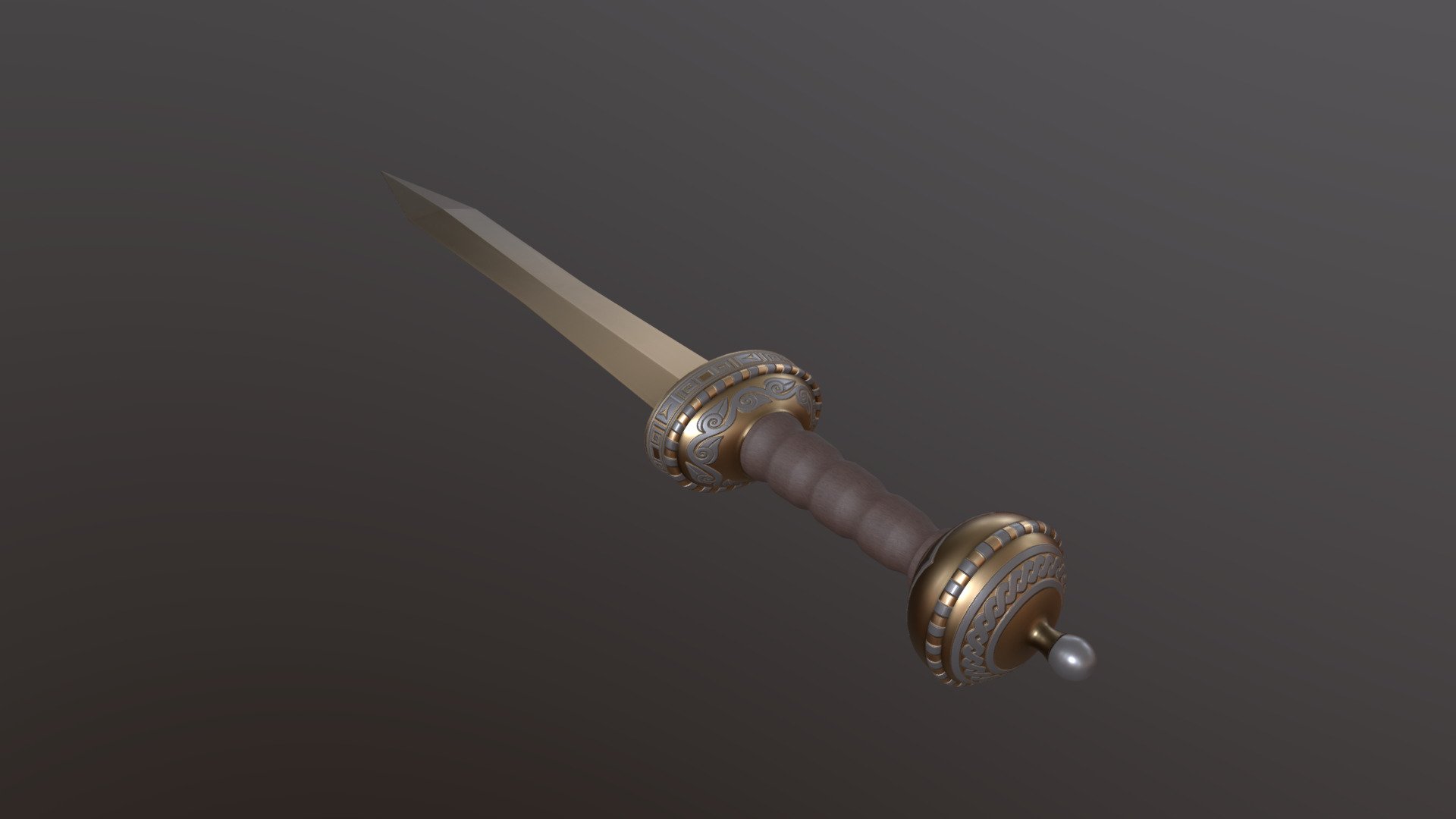 Gladius Sword High Poly - 3D model by Cornelii [e639d9b] - Sketchfab