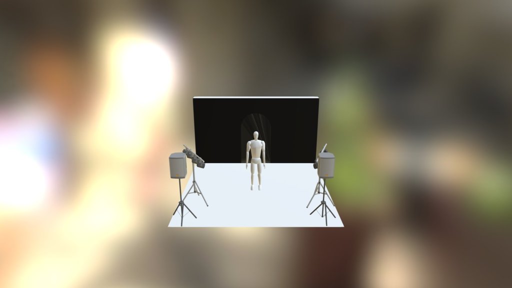 One Man Show Stage 3D - 3D model by simotringali [e63a089] - Sketchfab