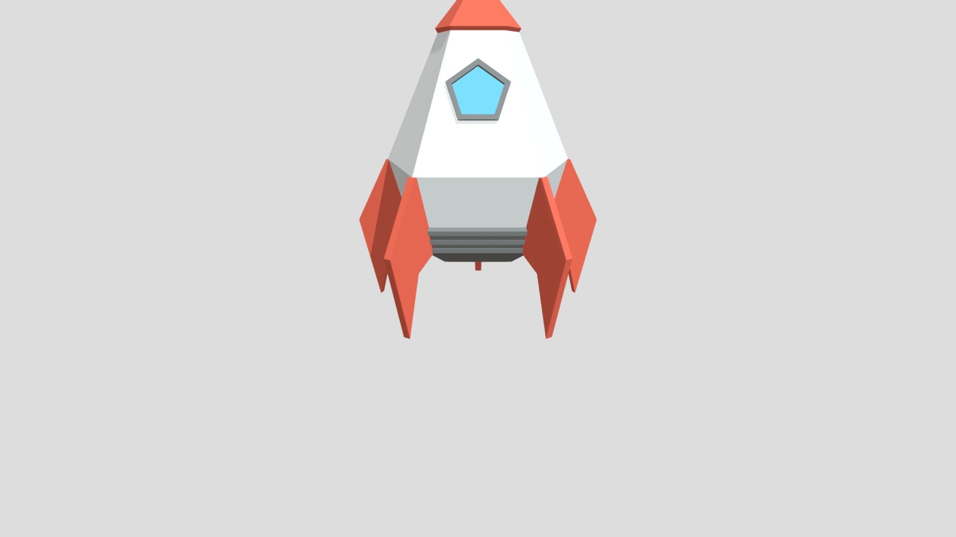 Low Poly Rocket - Download Free 3D model by Kesarium [e63a27e] - Sketchfab