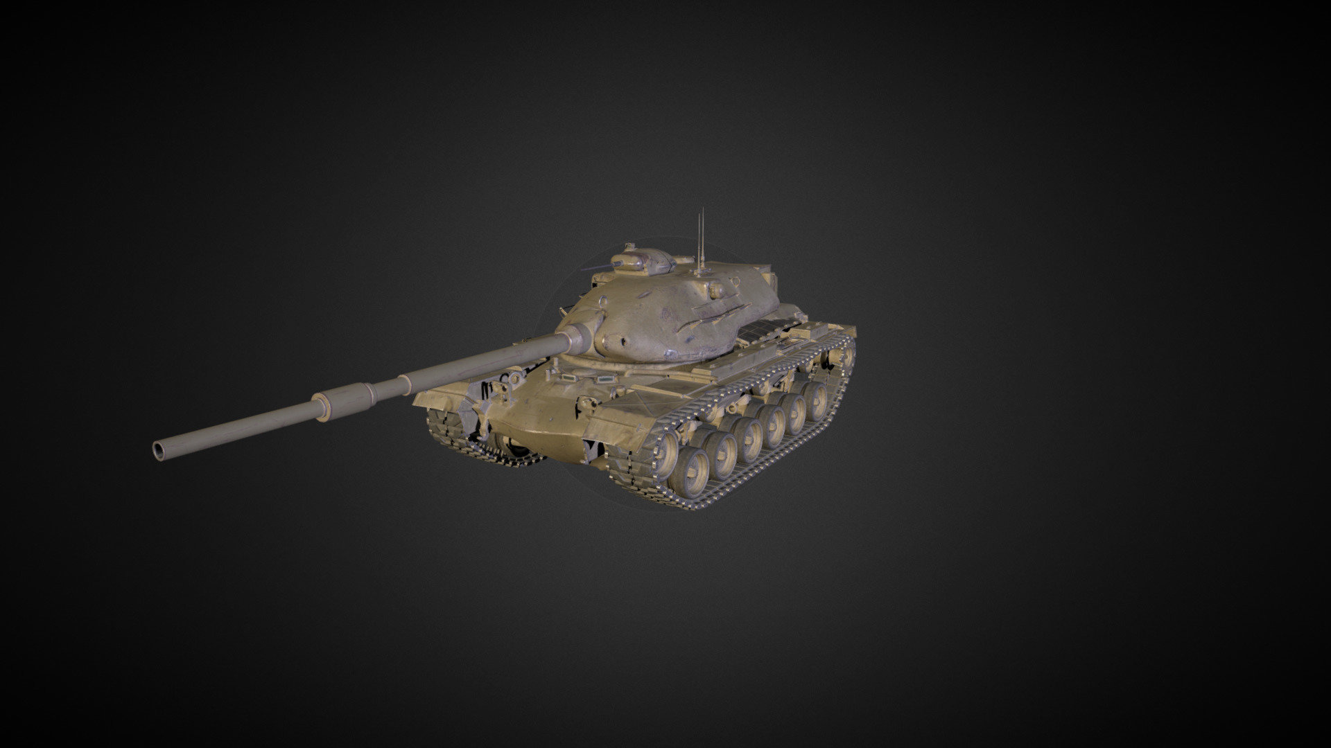 M48A2/T54E2/T123E6 - 3D model by Degit22 [e63a418] - Sketchfab