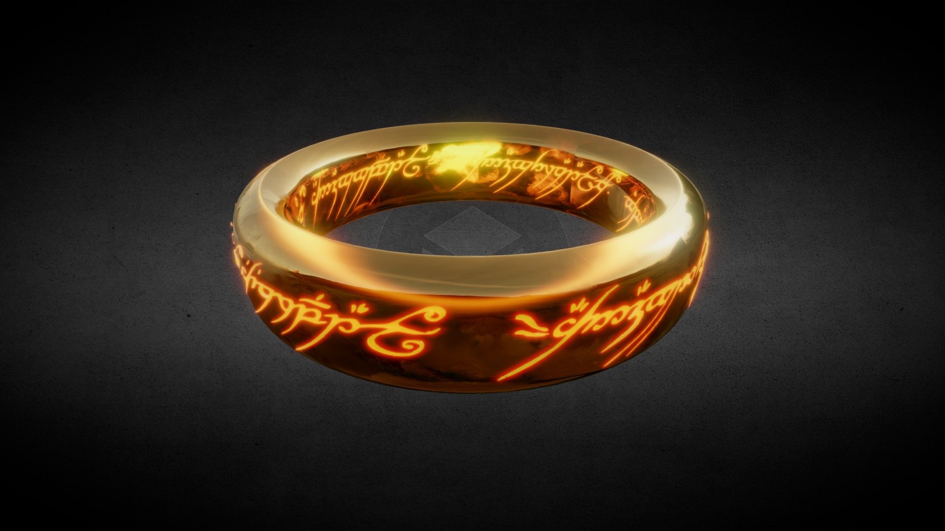 LotR~The one Ring~full 3D [FREE] - Download Free 3D model by VertexDon ...