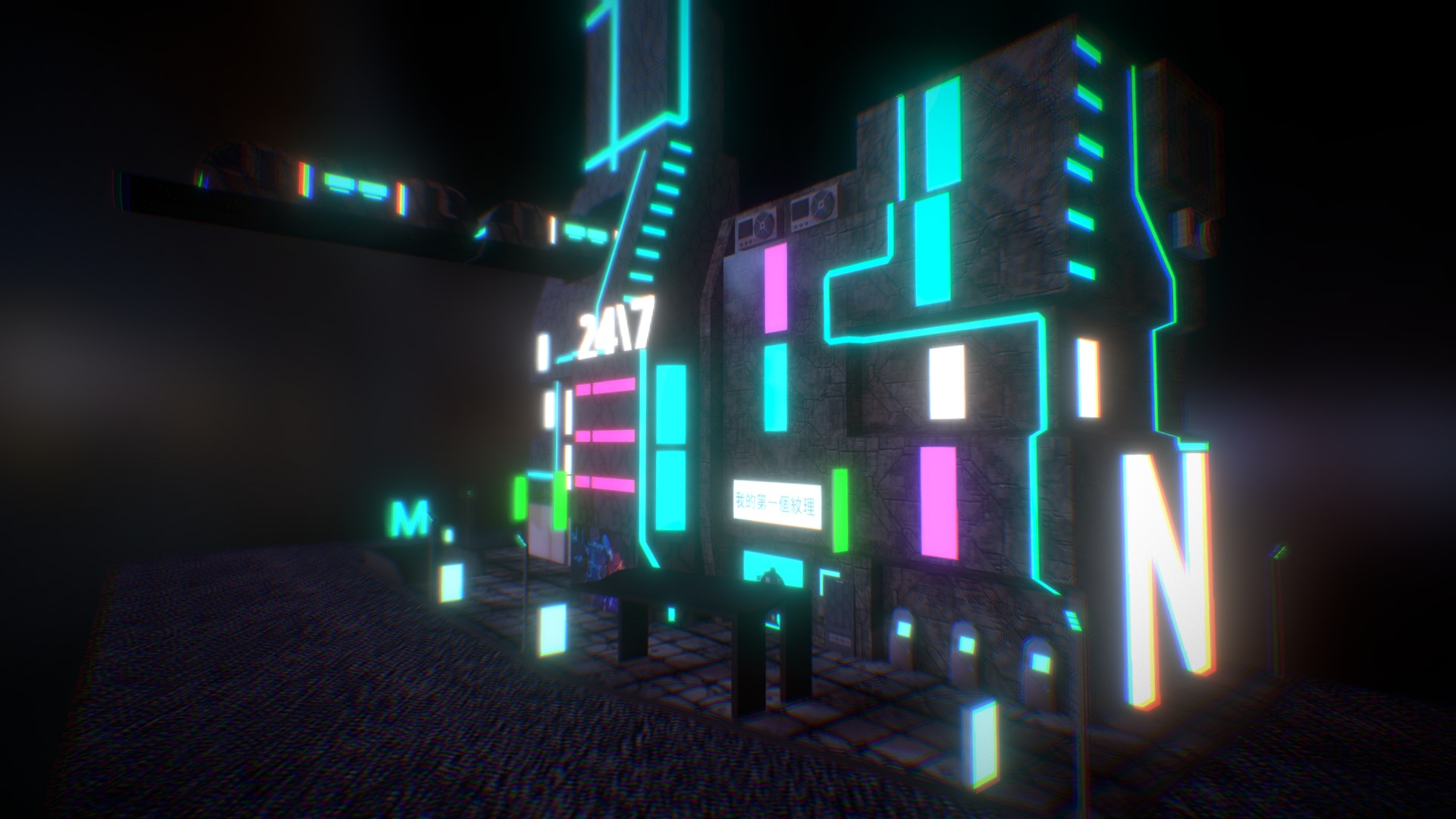 Night City - 3D model by kolya5561 [e63b953] - Sketchfab