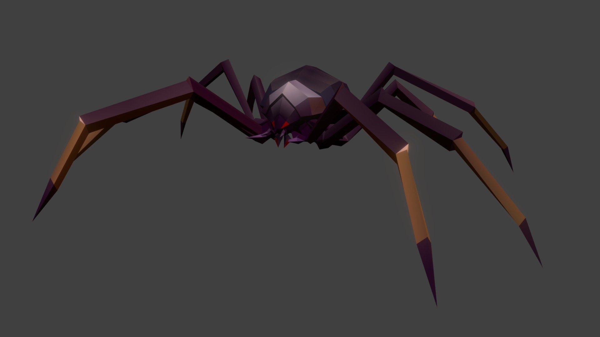 Spider - 3D model by josluat91 [e63cce7] - Sketchfab
