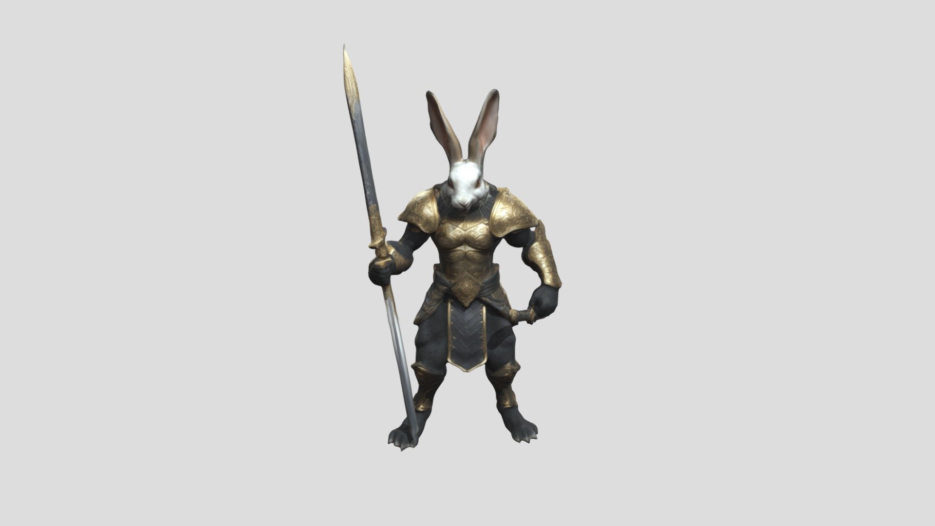 Rocky Rabbit - 3D model by abdulazizrahimov21 [e63d484] - Sketchfab