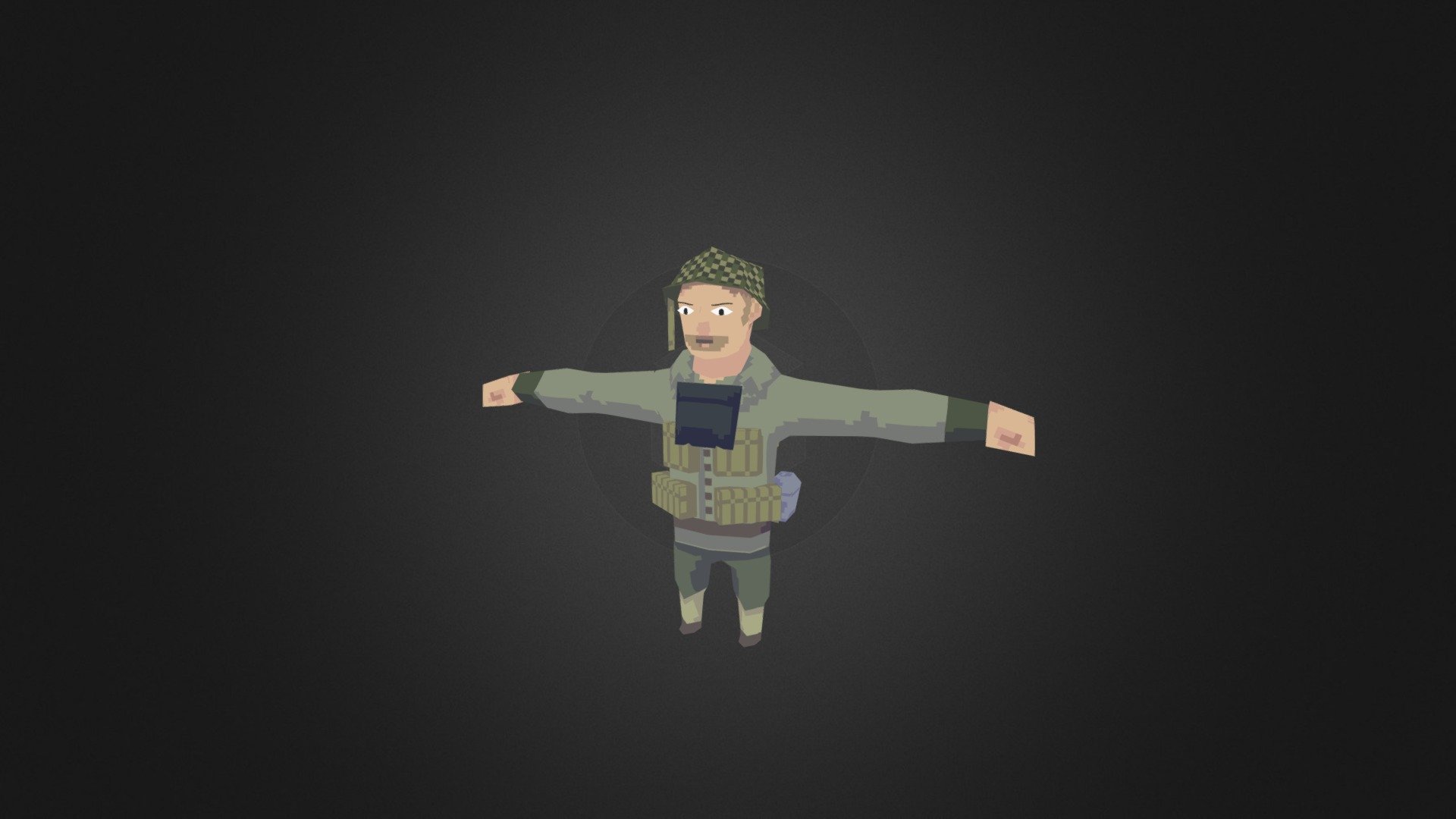 Low Poly WW2 US Infantryman - 3D model by RedRogueXIII [e63e37e ...
