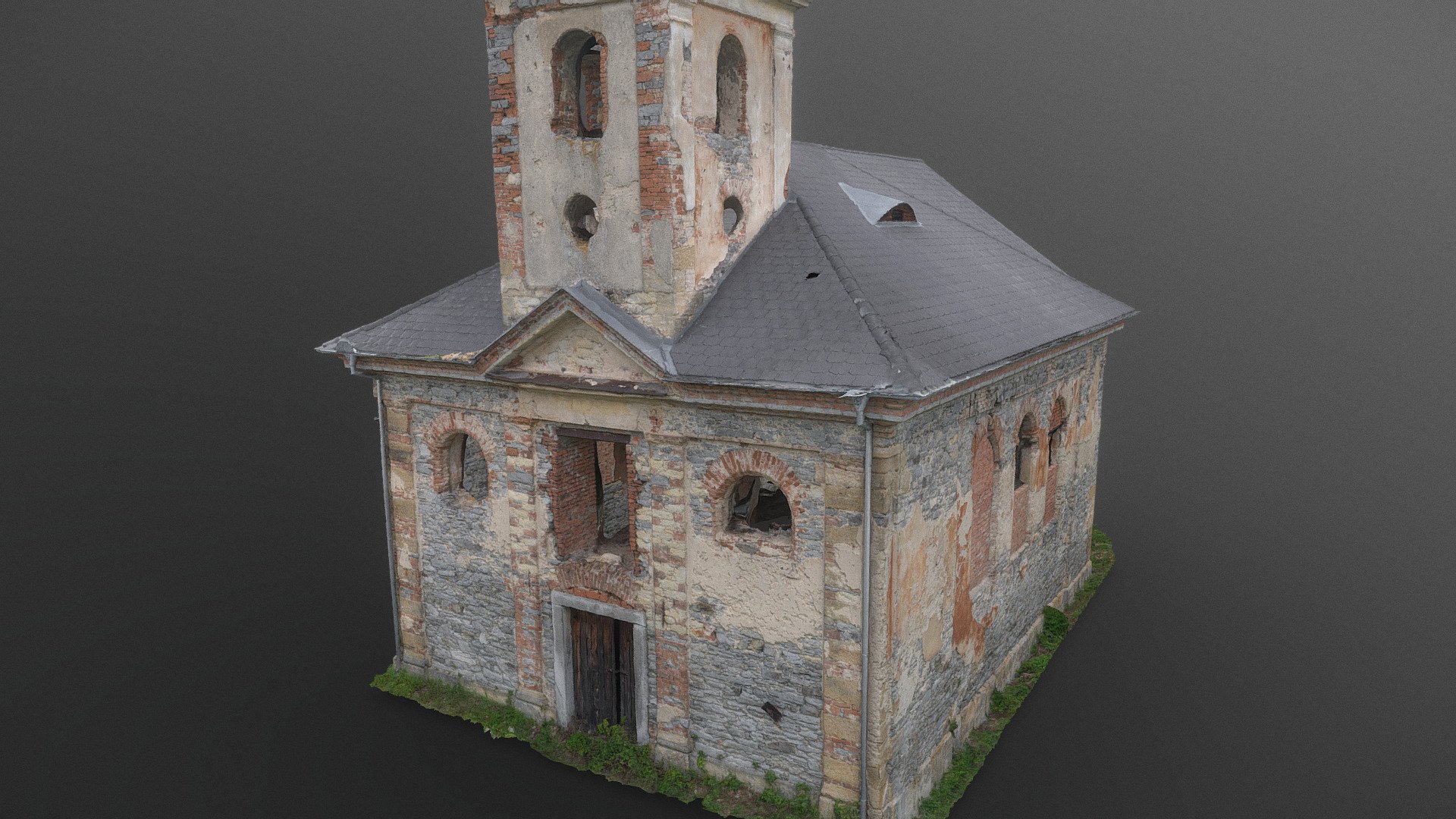 Ruined church - Buy Royalty Free 3D model by matousekfoto [e63e49c ...