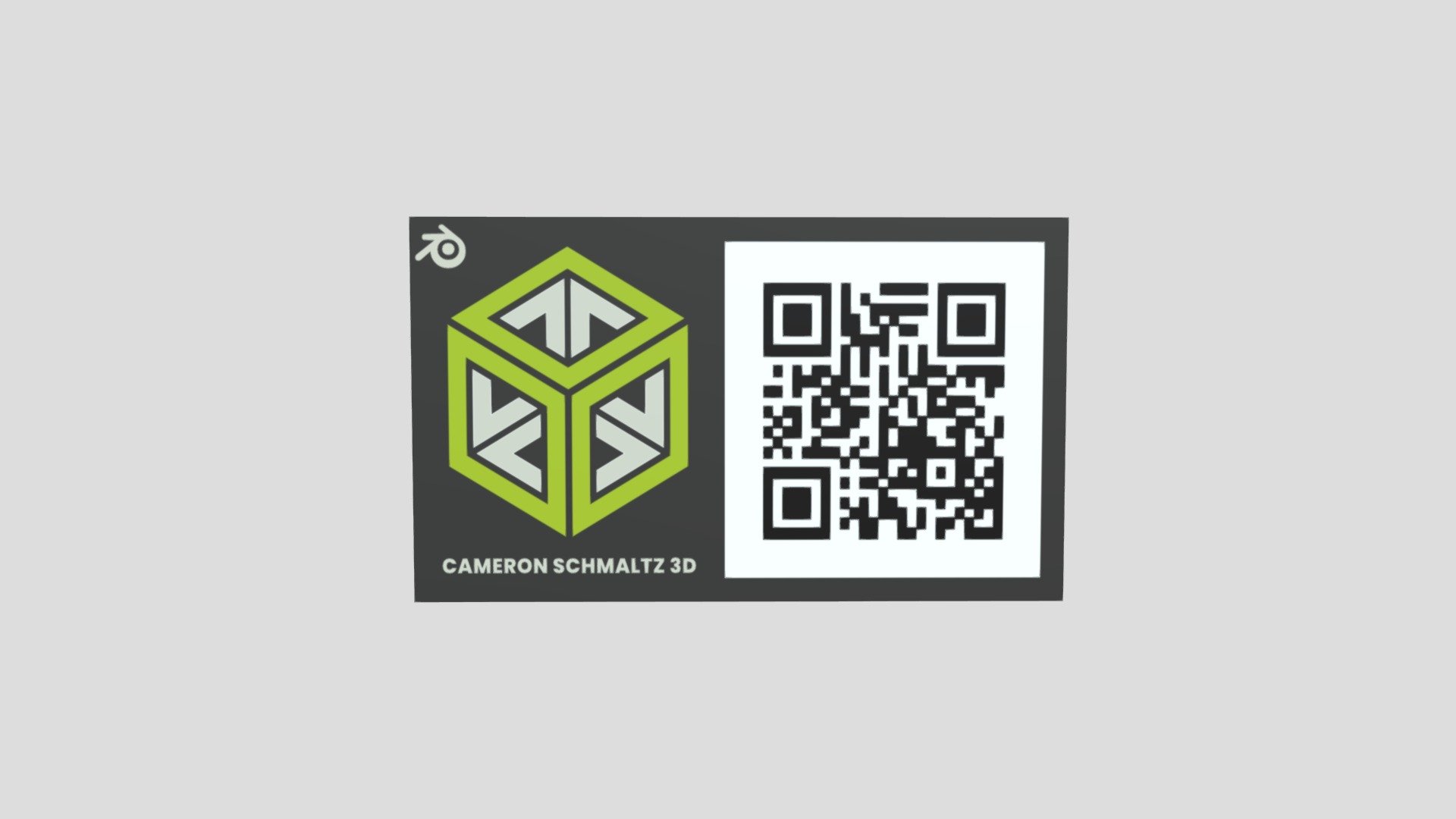 CS3D Digital Business Card - Download Free 3D model by Pickle55100 ...