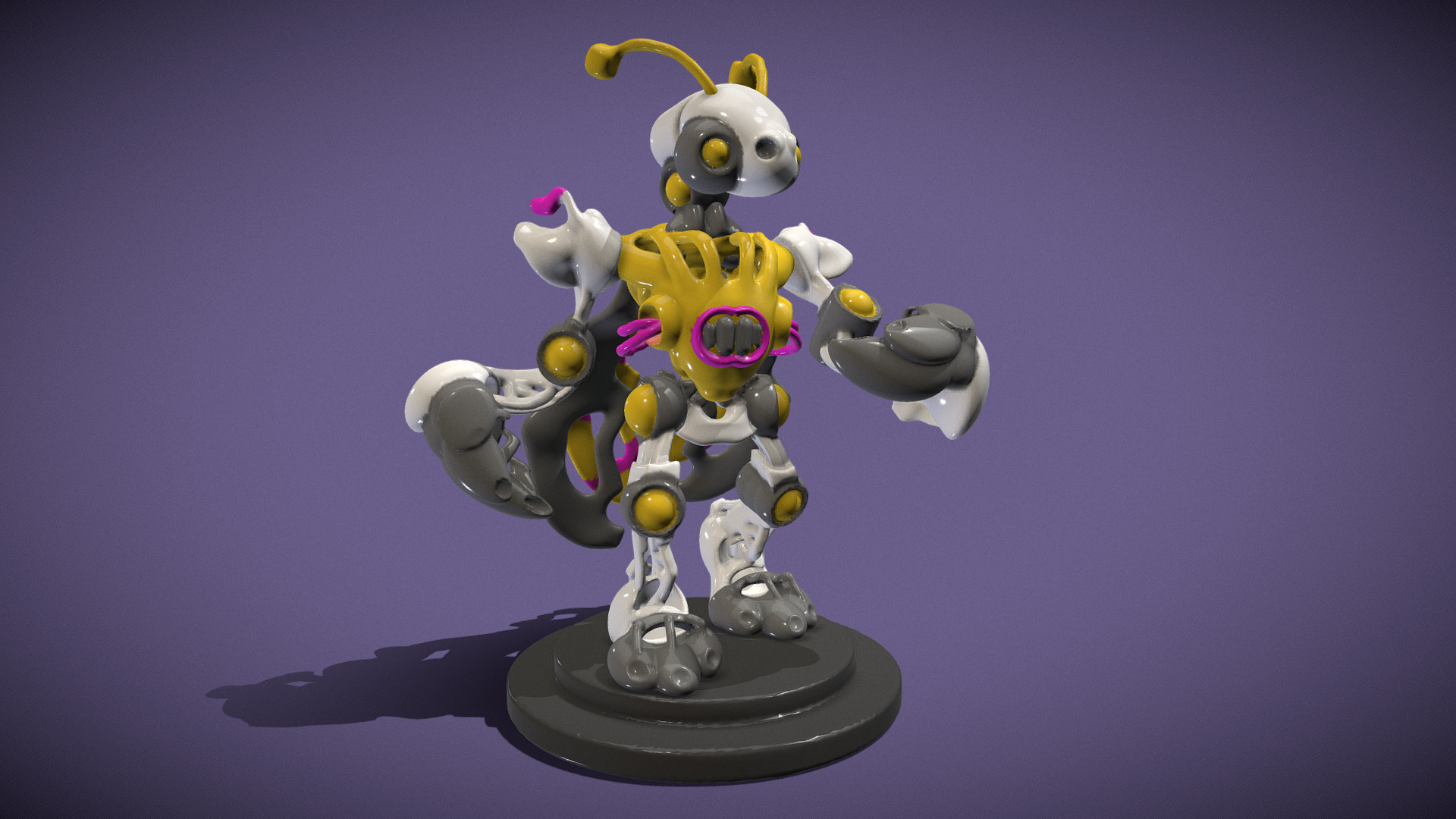 Cute Mech for Oculus Home - 3D model by scoutwindsor [e63e973] - Sketchfab
