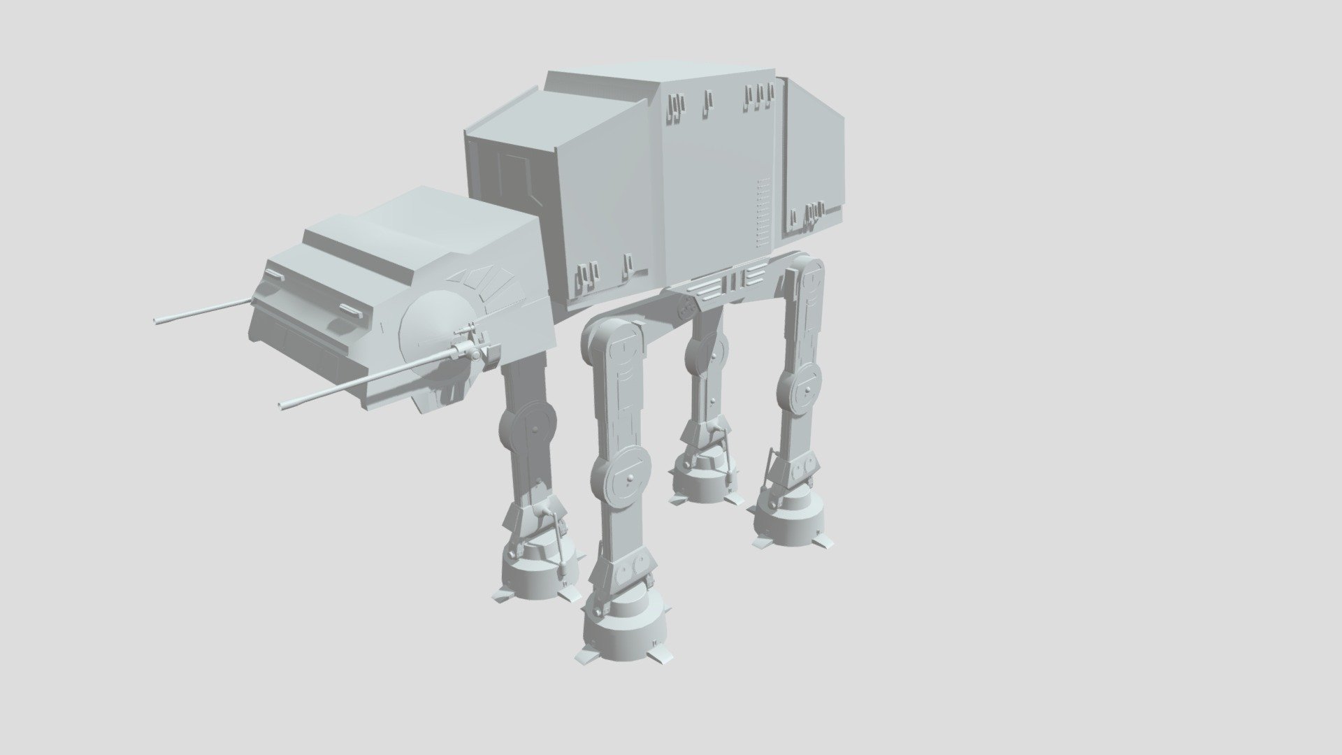 AT-AT 3D Model - Volpo - Download Free 3D model by volpo [e63edfa ...