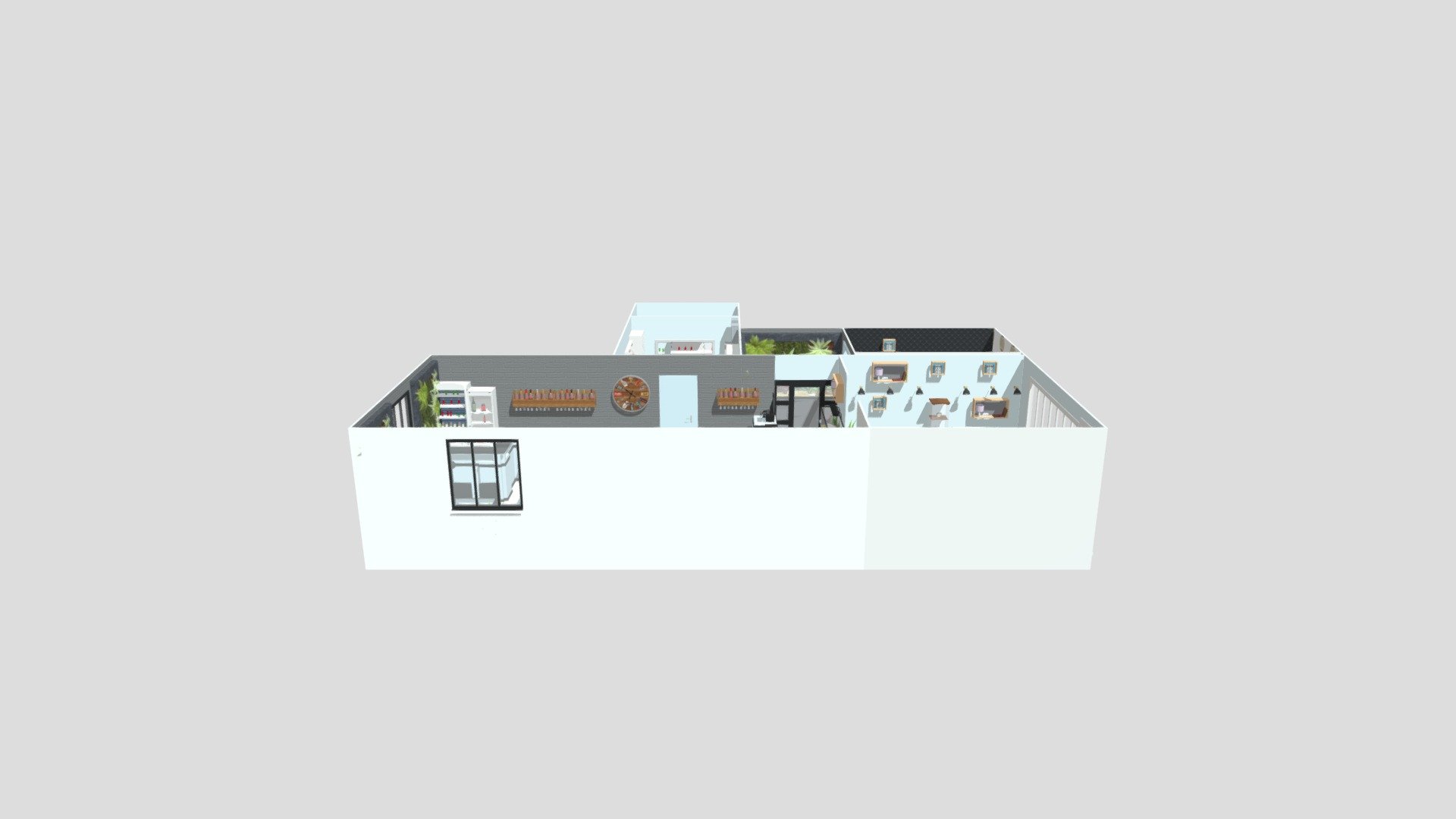 Resto bar - Download Free 3D model by Home Design 3D (@homedesign3d ...