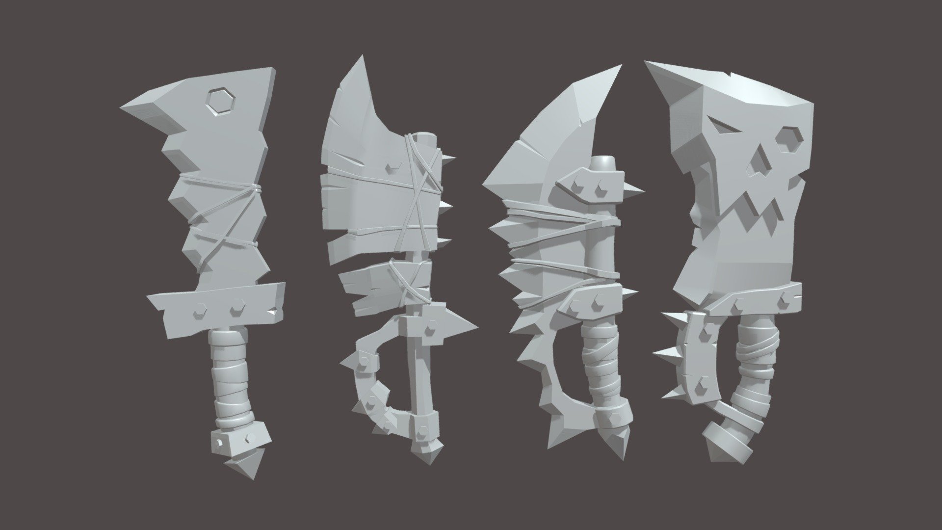 WAR Orc Choppa-3d models - 3D model by didiadart [e644c9a] - Sketchfab