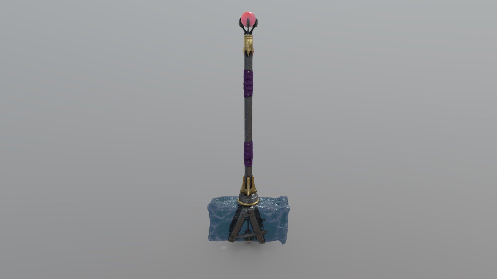 Ashton Greymoore's Crystal Warhammer - 3D model by R0ry M3rcury ...