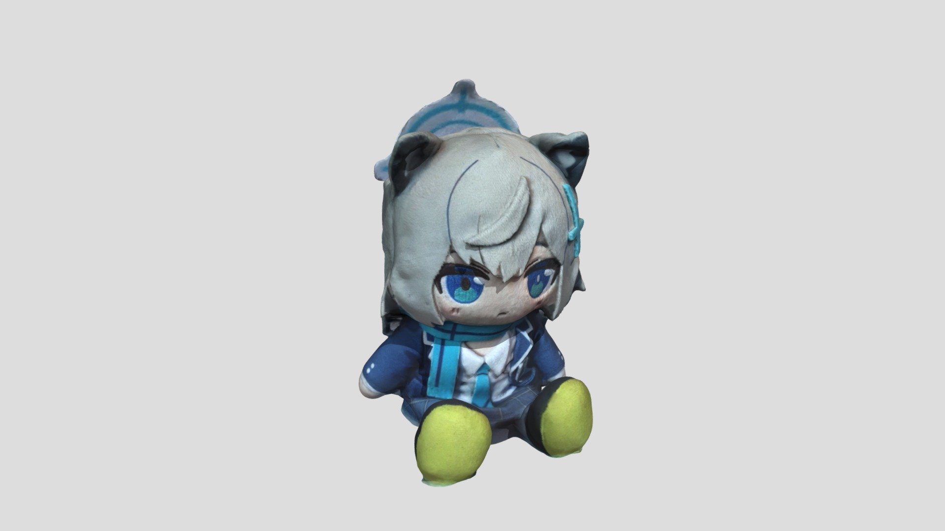Blue Archive Shiroko plush - Download Free 3D model by minorin ...