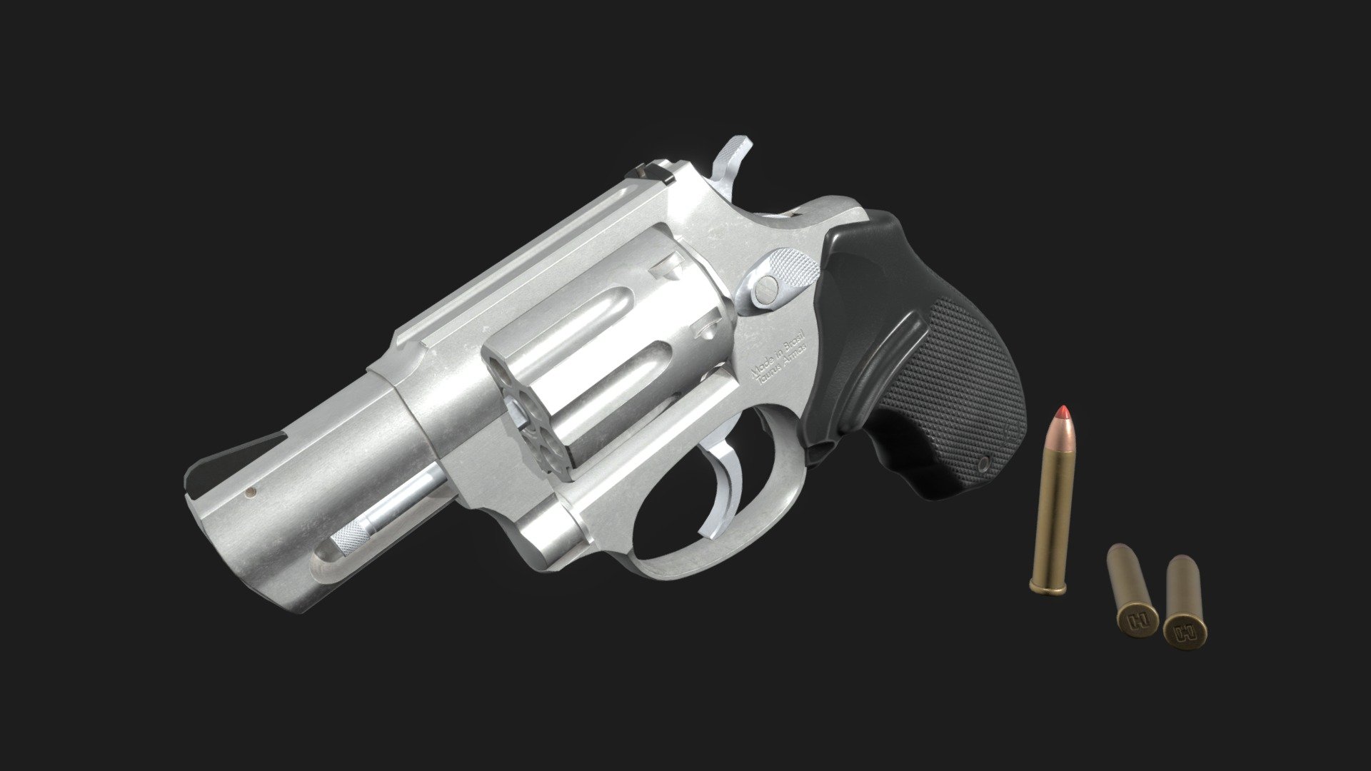 Taurus Revolver - 3D model by Phillip Lorenz (@phillip.lorenz) [e648fbb ...