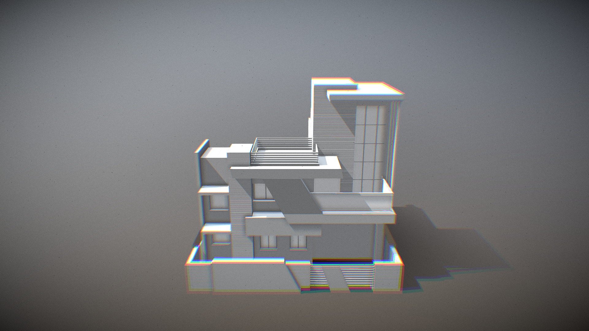 land of unknown single building model #05 - Download Free 3D model by ...
