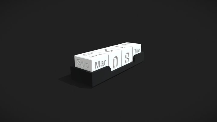 Calendar 3D models - Sketchfab