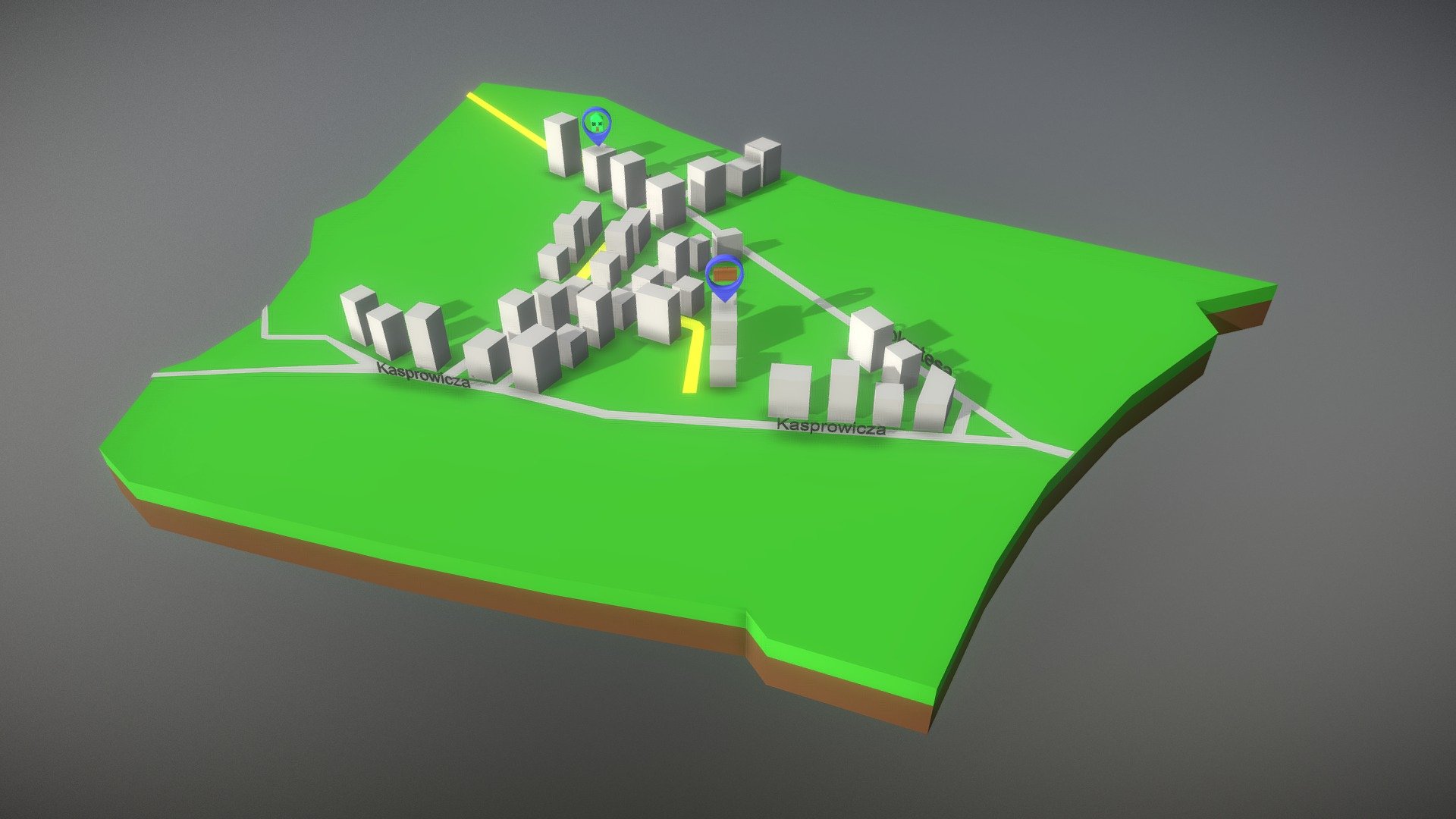 3D GPS Map - 3D model by Wojakson [e64e035] - Sketchfab