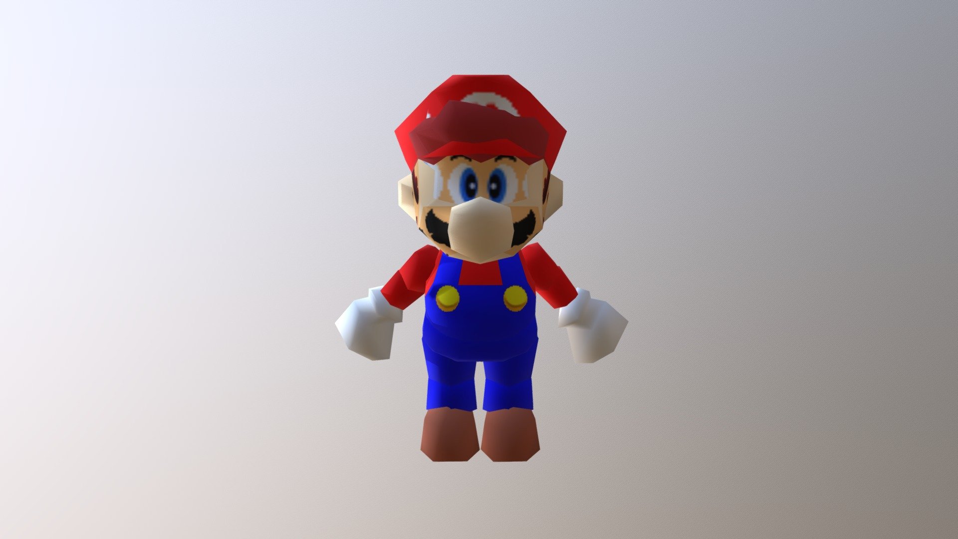 Nintendo 64 - Super Mario 64 - Mario - Download Free 3D model by ...