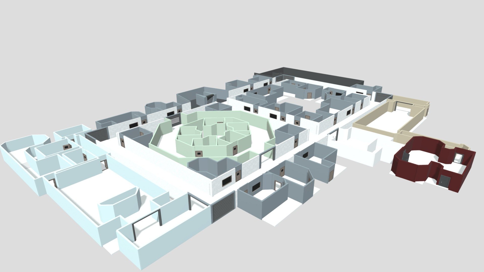 Bunker Structure - Level 02 Sample - 3D model by Tavo Passos (@tavo ...