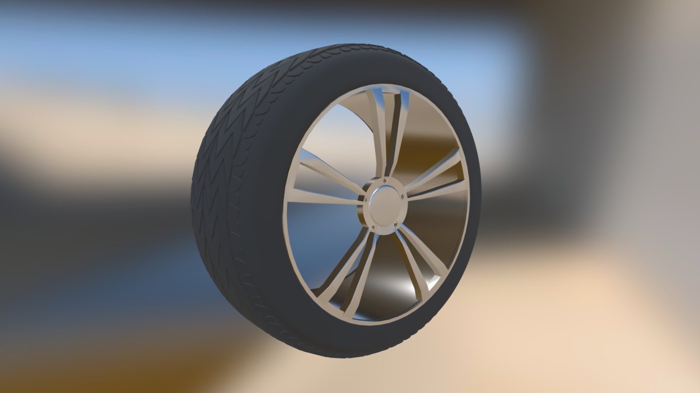 Wheel - 3D model by rfoor [e64efe9] - Sketchfab