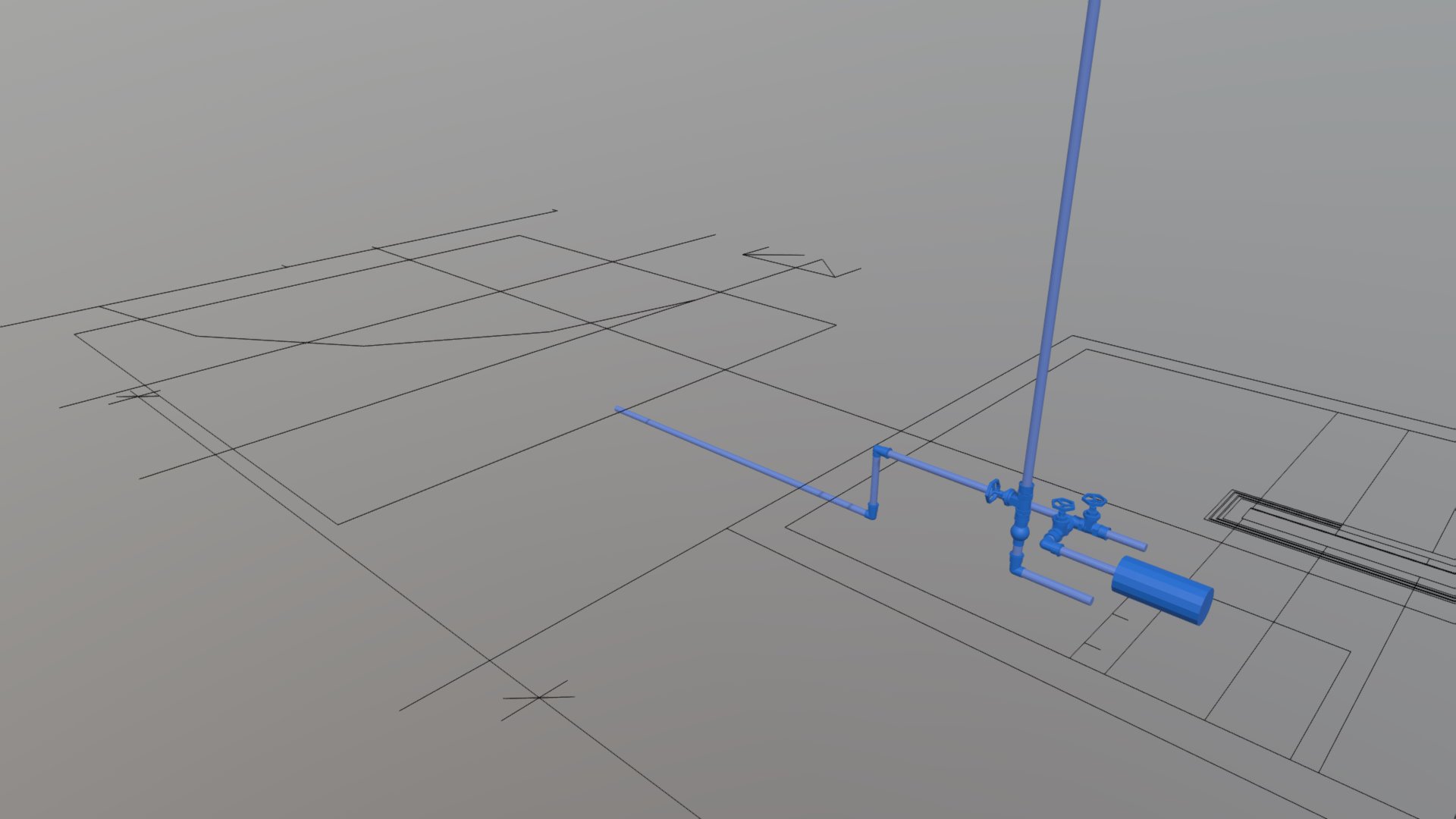 Recalque De água De Reaproveitamento - 3D model by Lucas.Philype ...