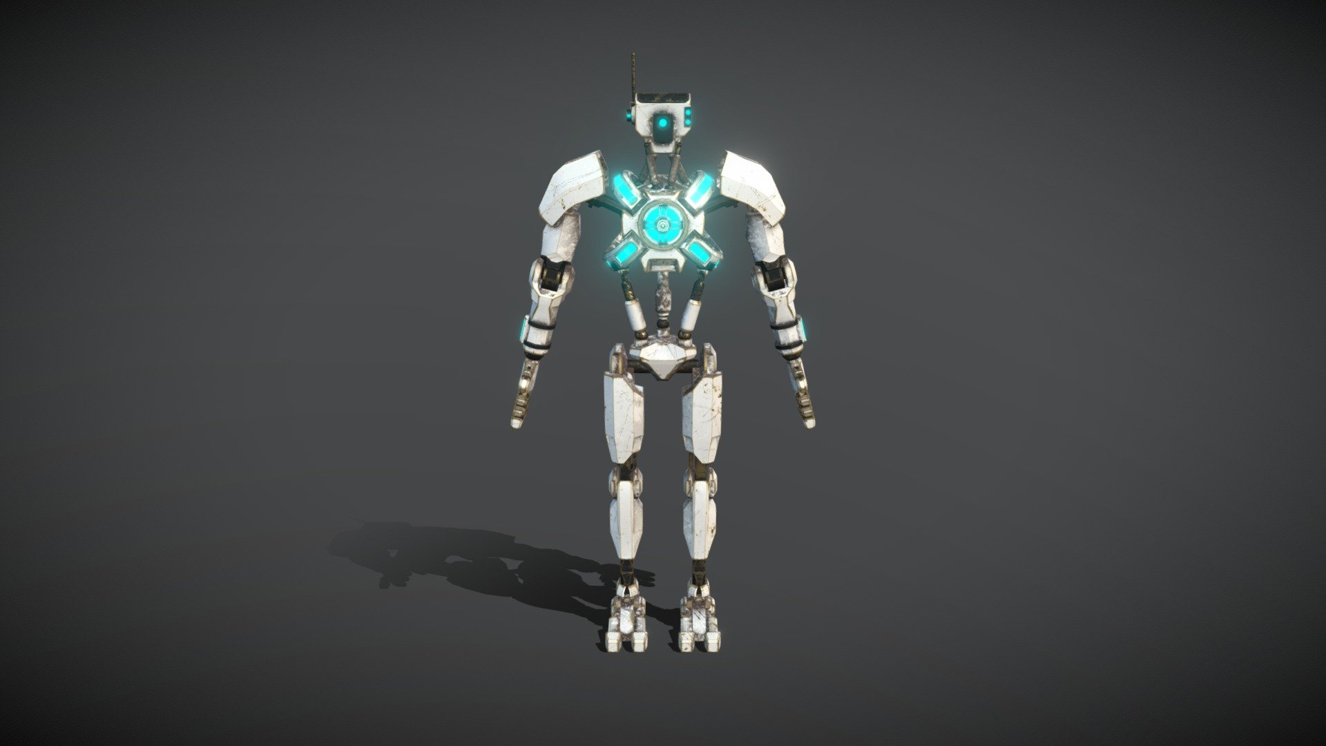 Battle Robot - 3D model by Nicholas Butler (@BonsaiButler) [e6527ae ...