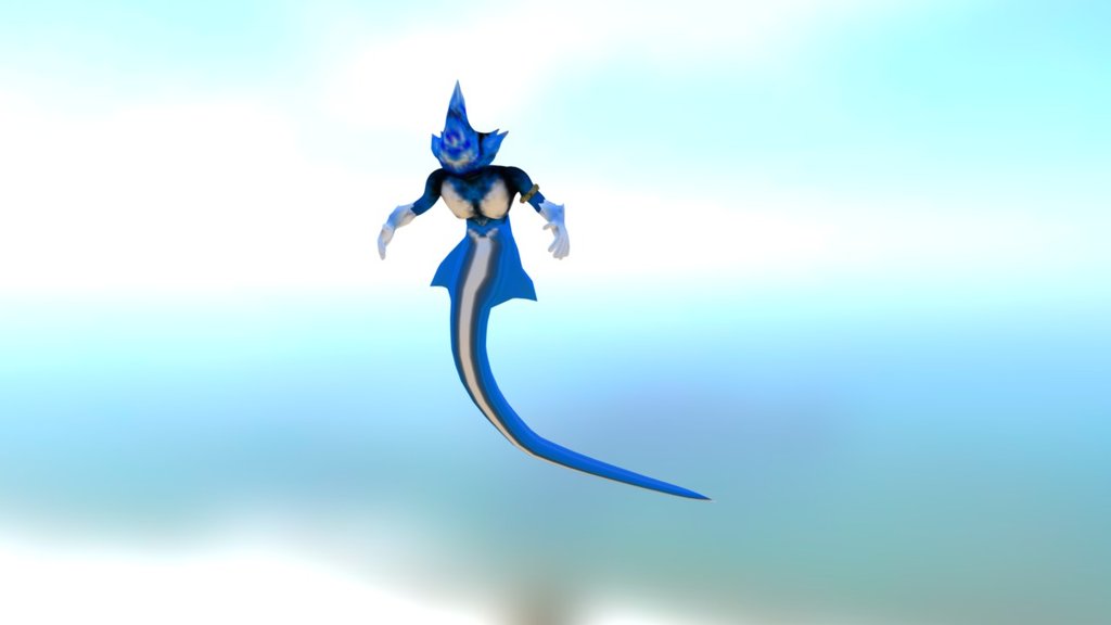 Blue Snake - 3D model by jungdaiwa [e65360c] - Sketchfab