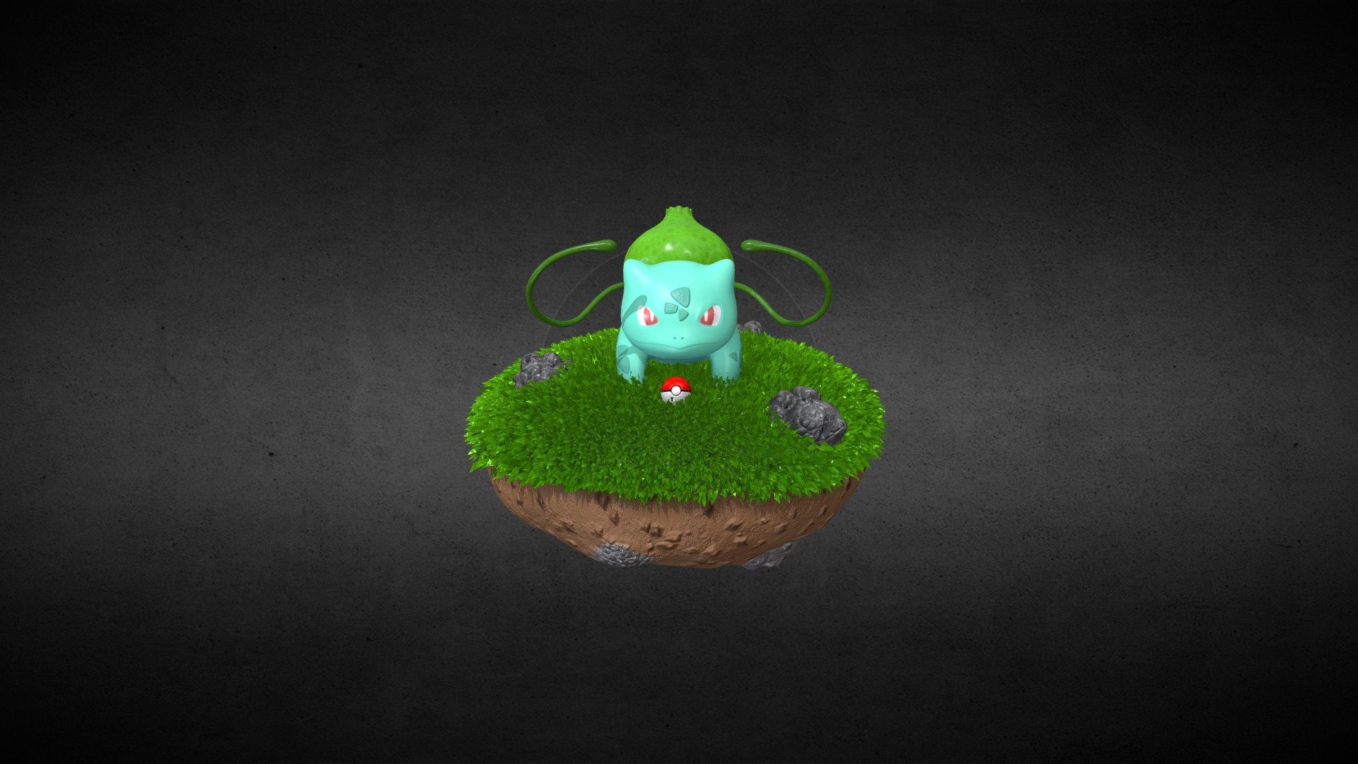 Pokemon: Bulbasaur - 3D model by AlbinoPurificato [e65370a] - Sketchfab