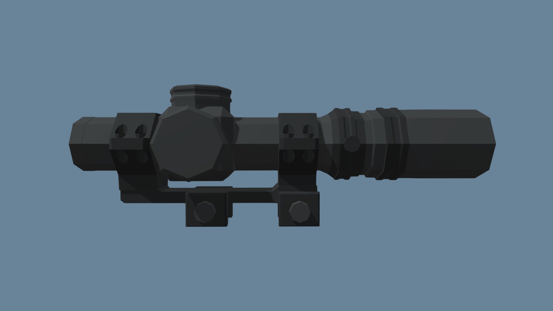 Nightforce ATACR 1-8x24mm F1 Scope (Low-Poly) - Download Free 3D model ...