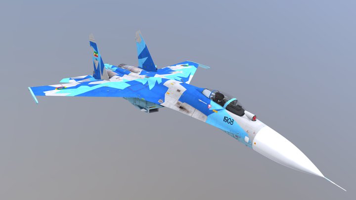 Su-27 3D models - Sketchfab