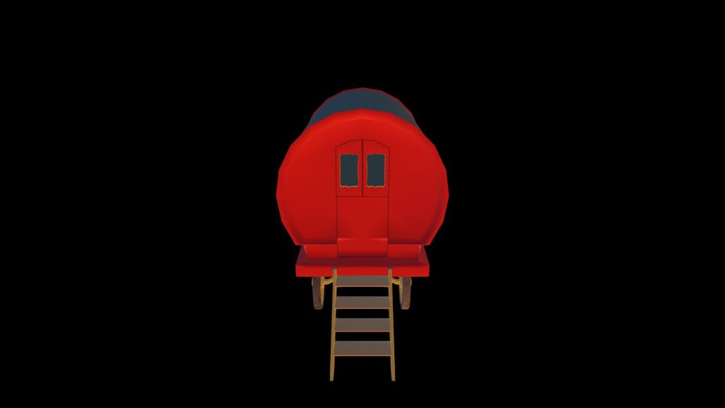 Gypsy Caravan - 3D model by DragonFireCA [e65615a] - Sketchfab