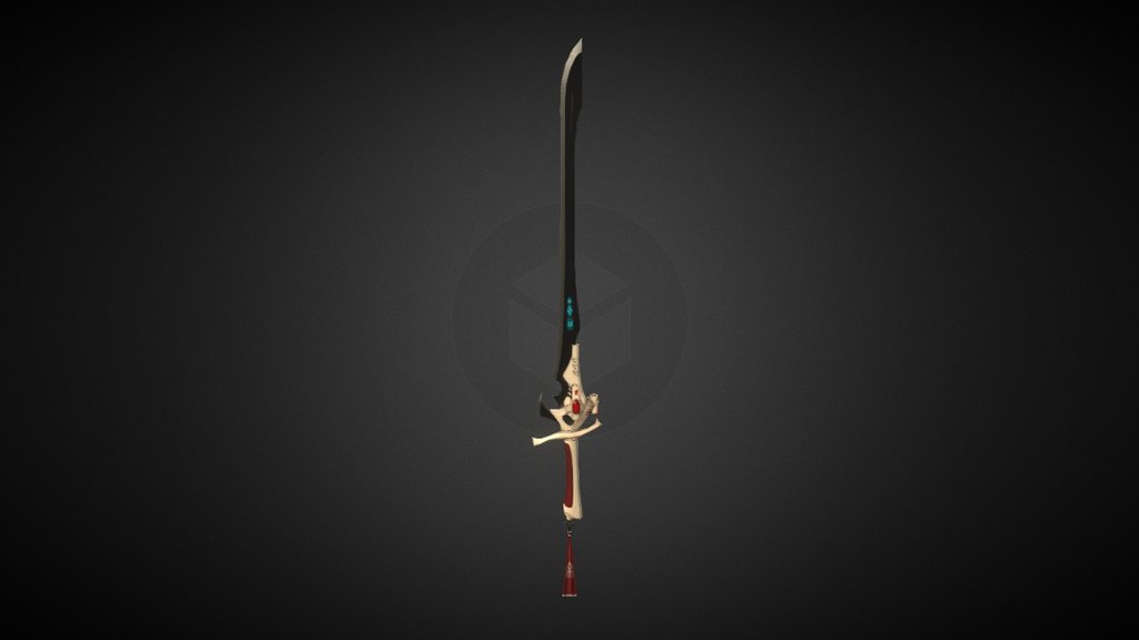 Eldar's Banshee Power Sword [PBR] - 3D model by TOURNERY-BACHEL Thibaud ...