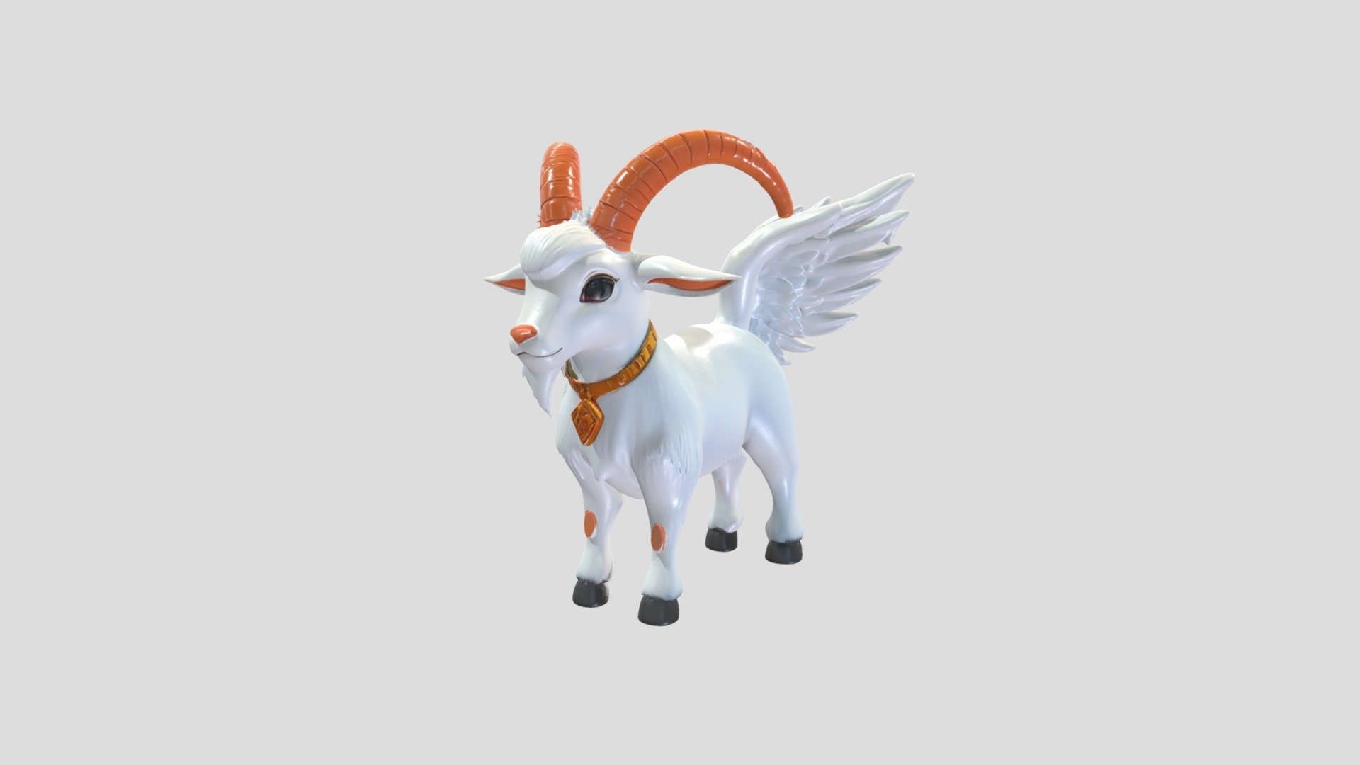 Angelic Goat Stylized - Download Free 3D model by Ar3Designer [e6572d9 ...