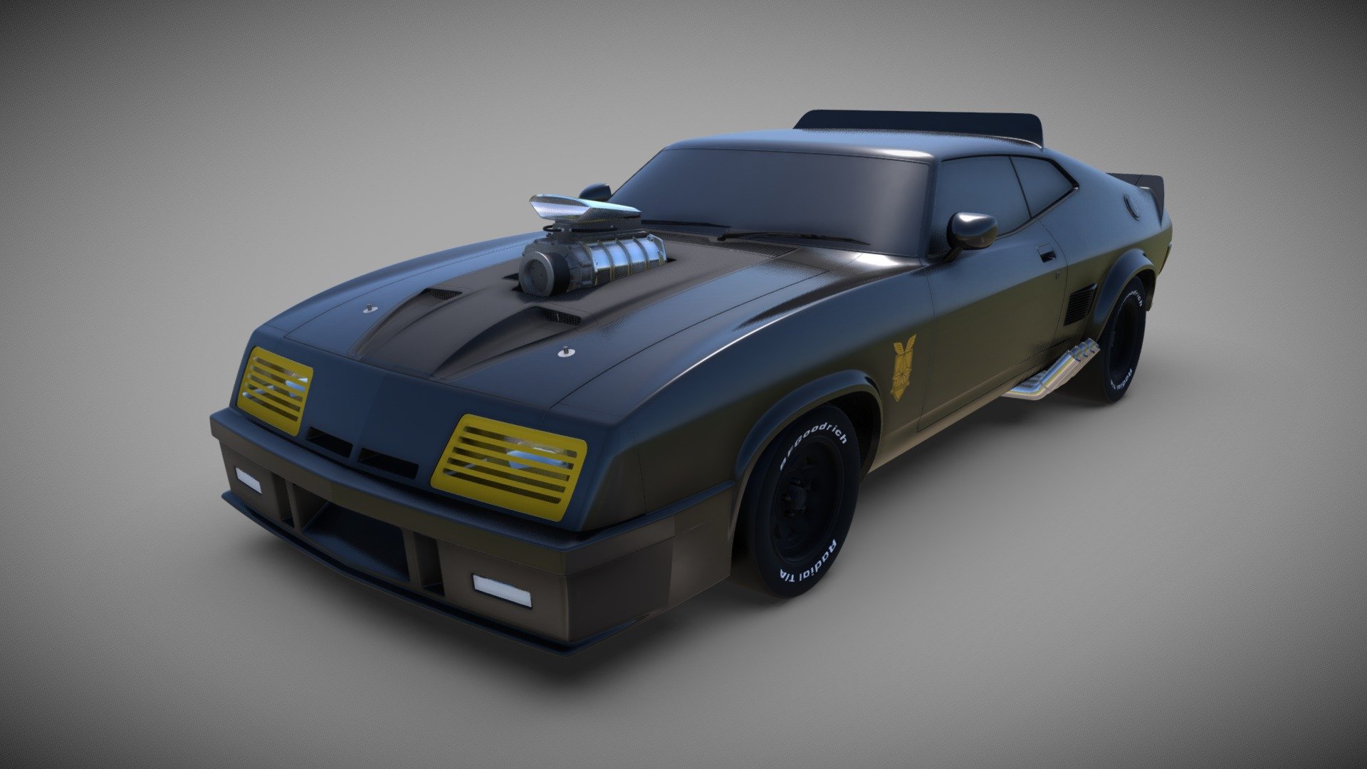 V8_Interceptor - 3D model by YsModelersGuild [e657774] - Sketchfab