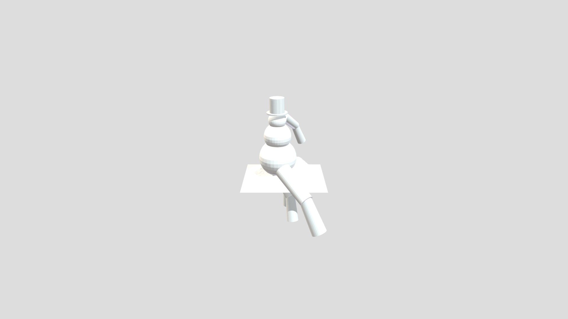 snow-creature - 3D model by aiden.riley [e657887] - Sketchfab