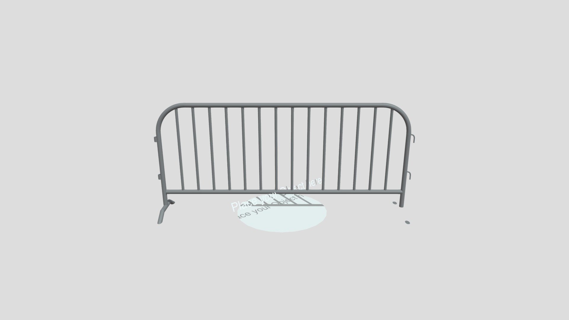 Crowd Control Barriers - 3D model by fencedepot [e657bc3] - Sketchfab