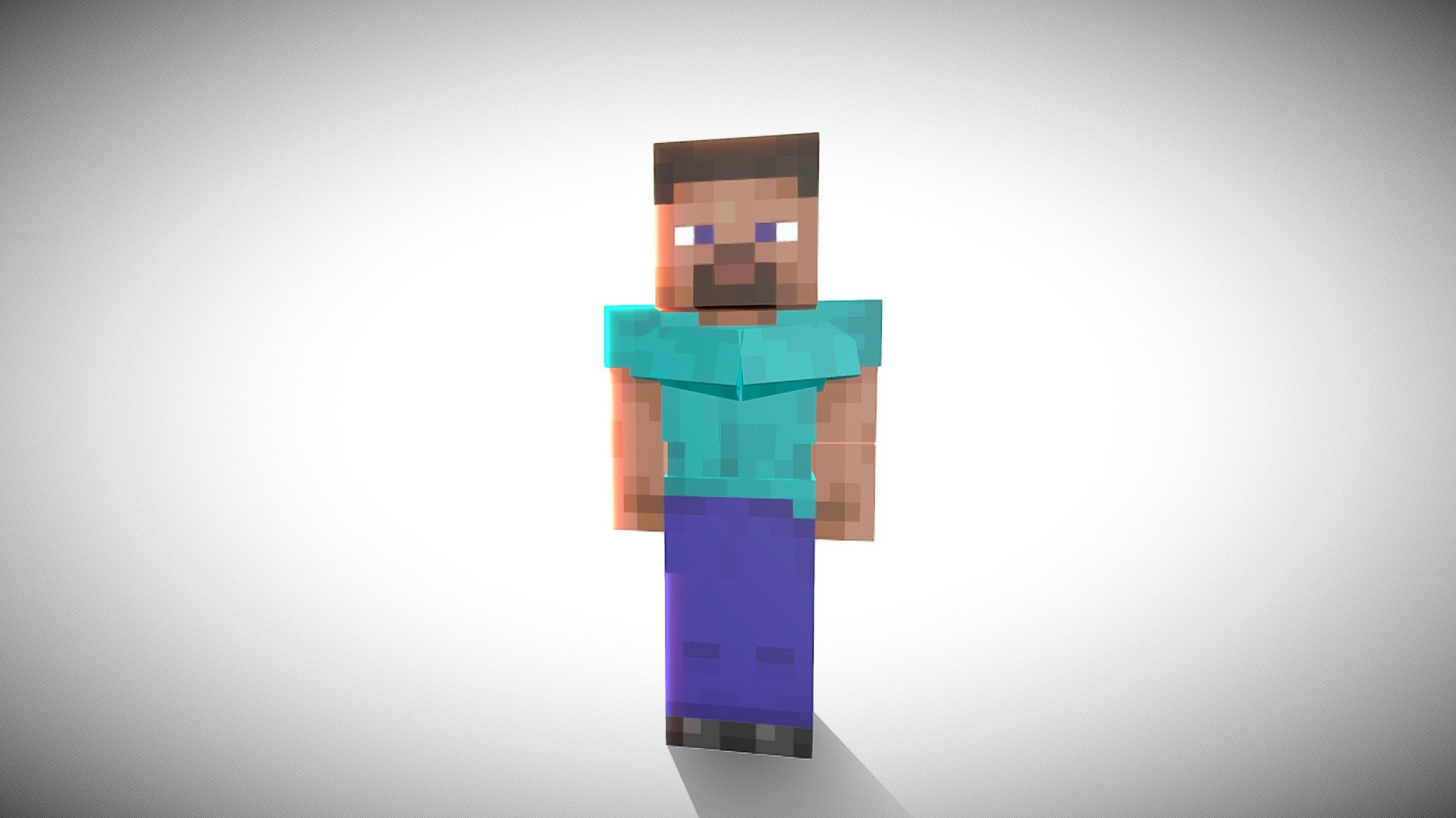 Steve - Download Free 3D model by Creeperchallengercobra1986 [e65940f ...