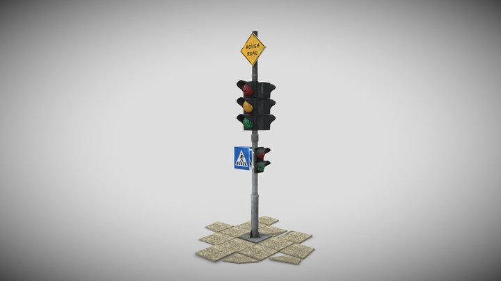 Traffic-light 3D models - Sketchfab