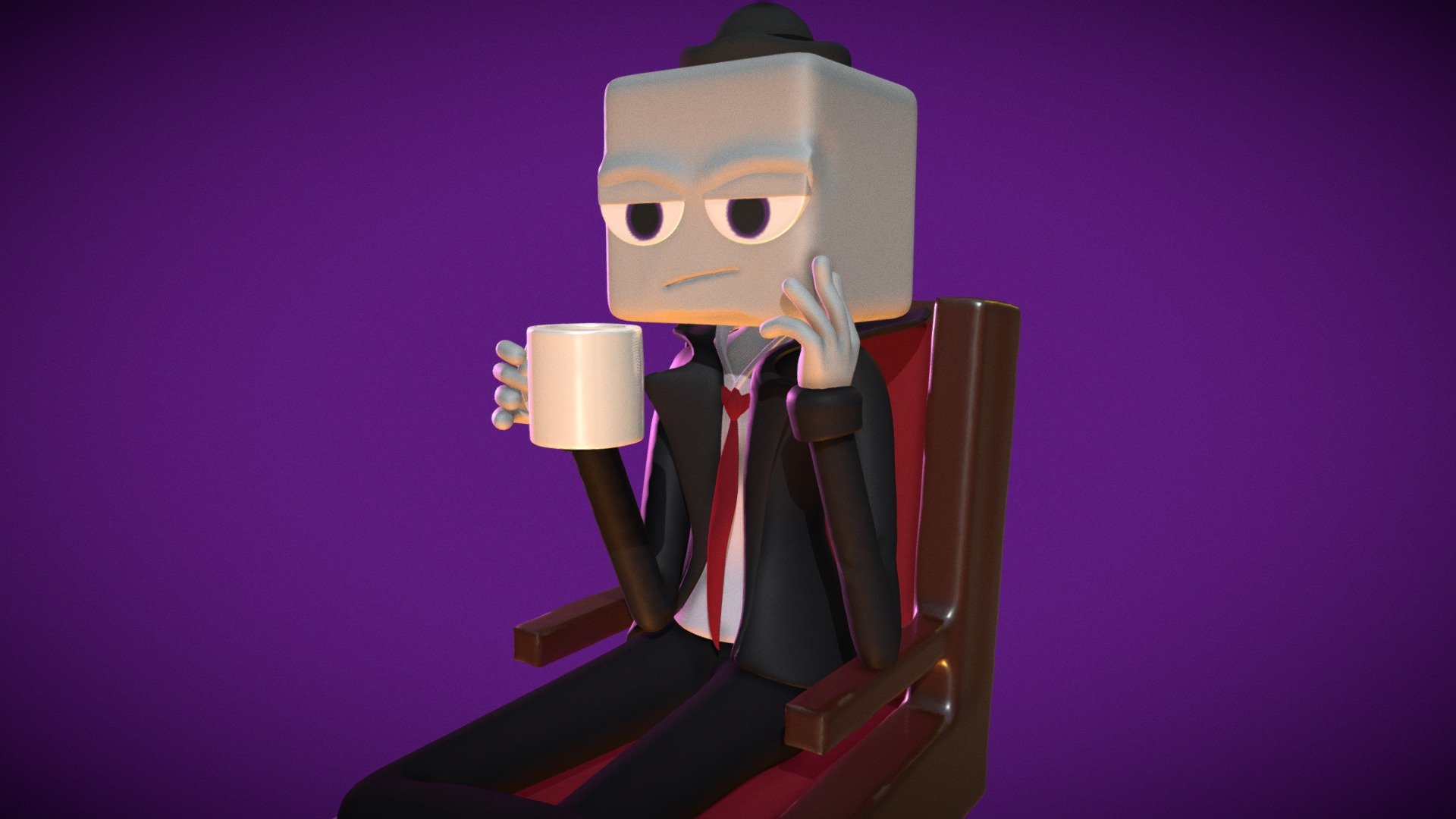 Art Fight 2021 Attack: Mr. Cube - Download Free 3D model by ...
