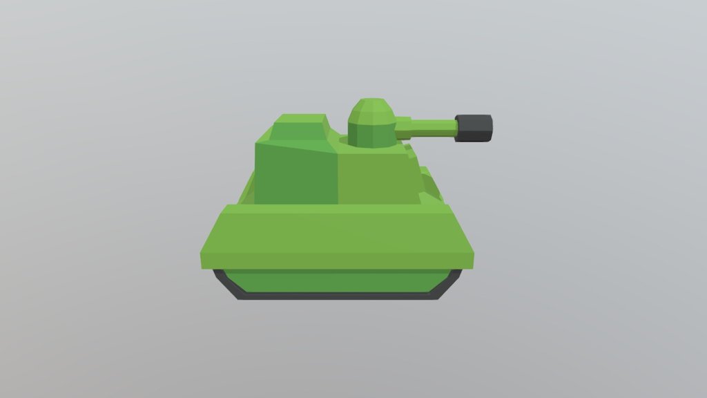 Tank Low Poly - 3D model by moyinzunza [e65dc1a] - Sketchfab